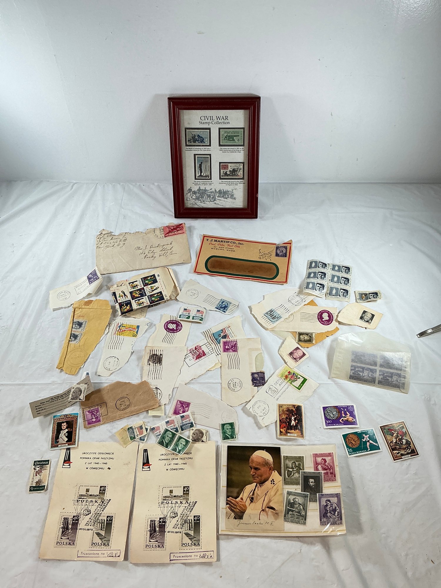 Various Stamps, U.S. And International, Civil War Stamp Collection ...