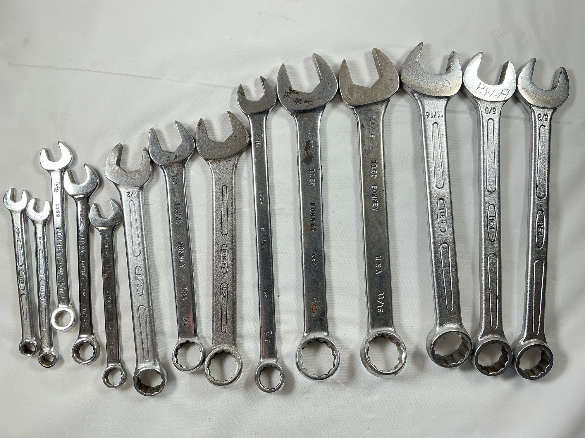 14 Bonney Combination Wrenches #31206 | Auctionninja.com