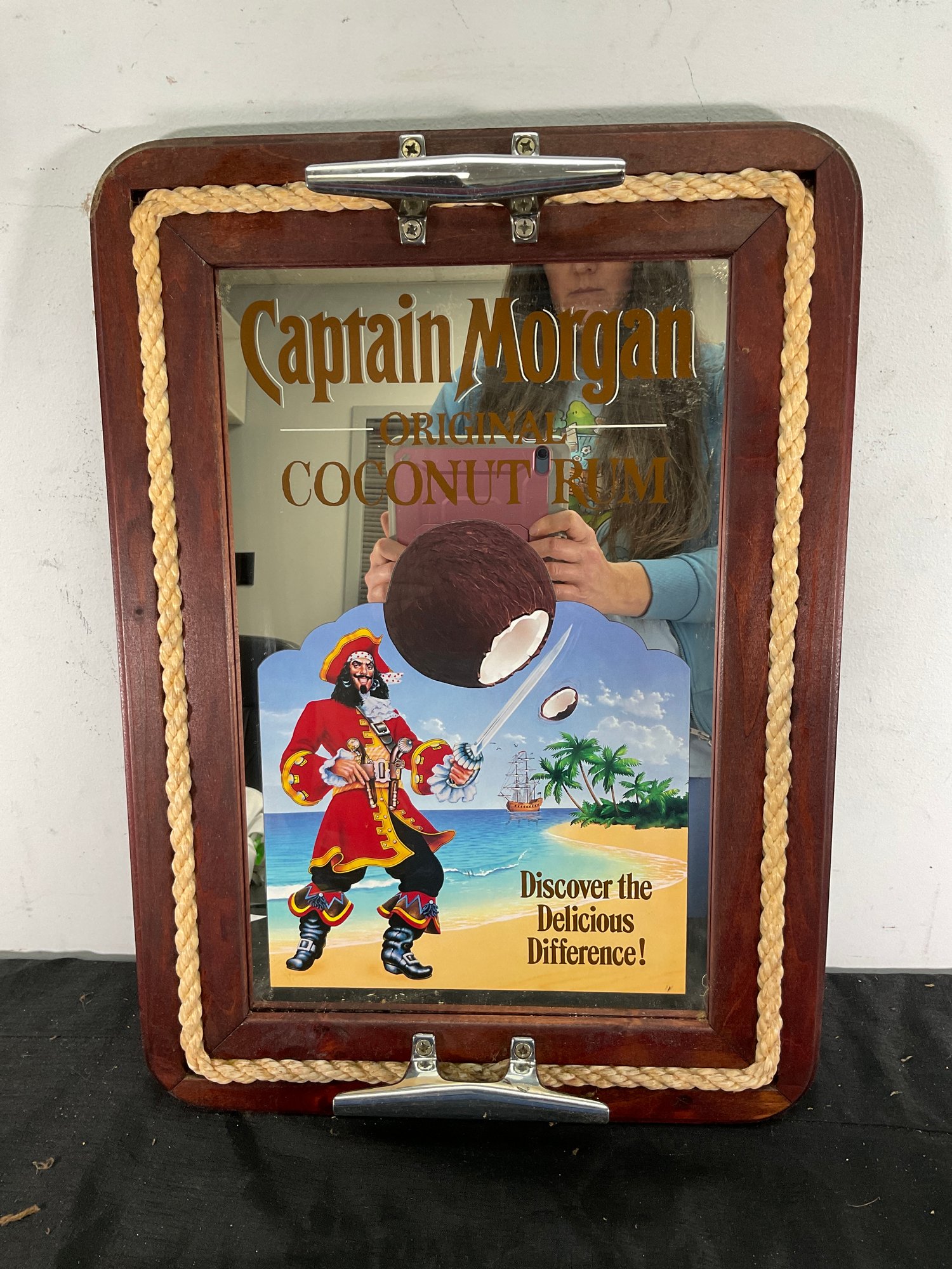 Captain Morgan Original Coconut Rum Mirror - 15.5 In X 22 In - Ref#Re92 ...