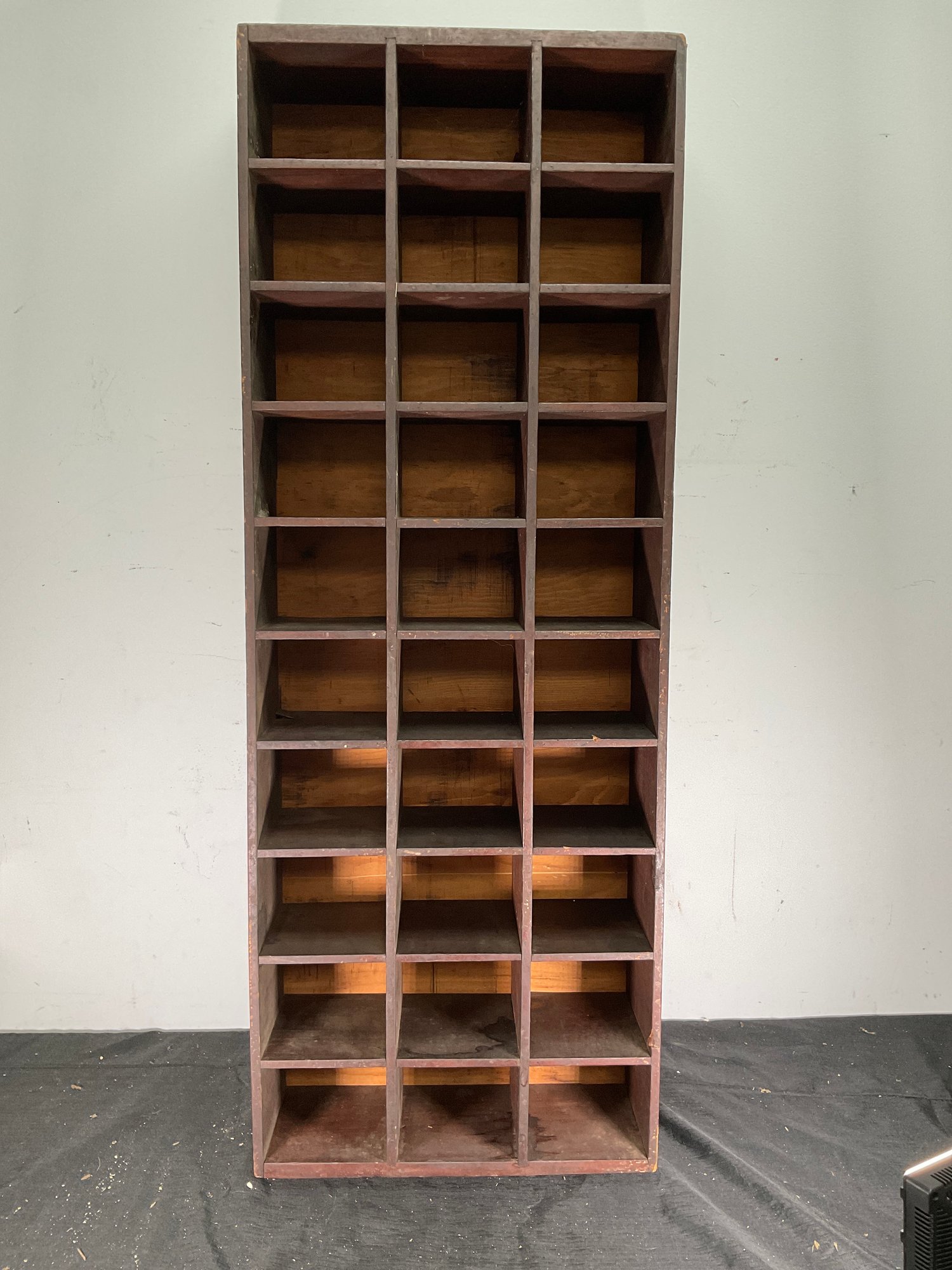 Wood 30 Slot Postal Sorter Cubby Shelfs Storage - 6.5 In X 16.75 In X ...