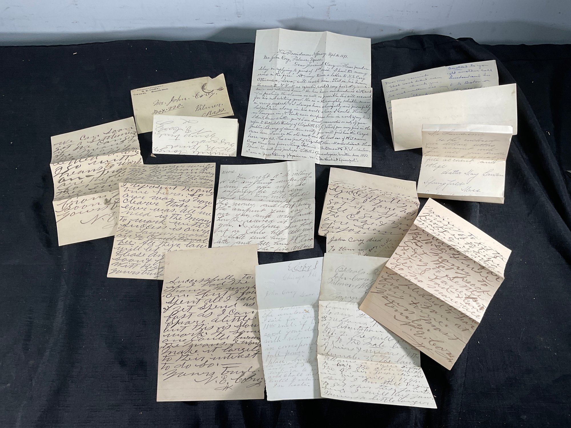 14 Antique Letters And Envelope - Ref#Mg11 #17447 | Auctionninja.com