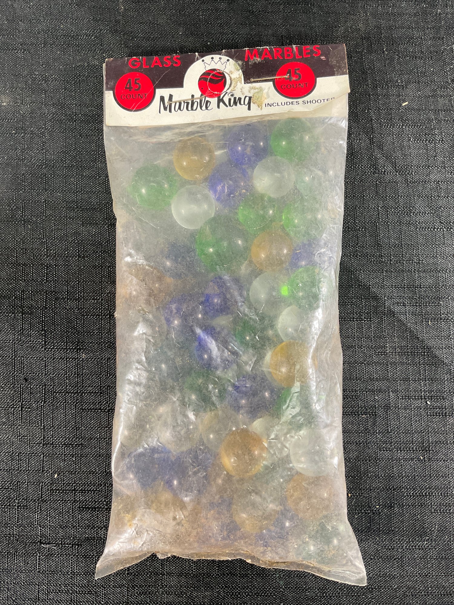 Vintage Marble King Glass Marbles 45 Count, Includes Shooter, In ...