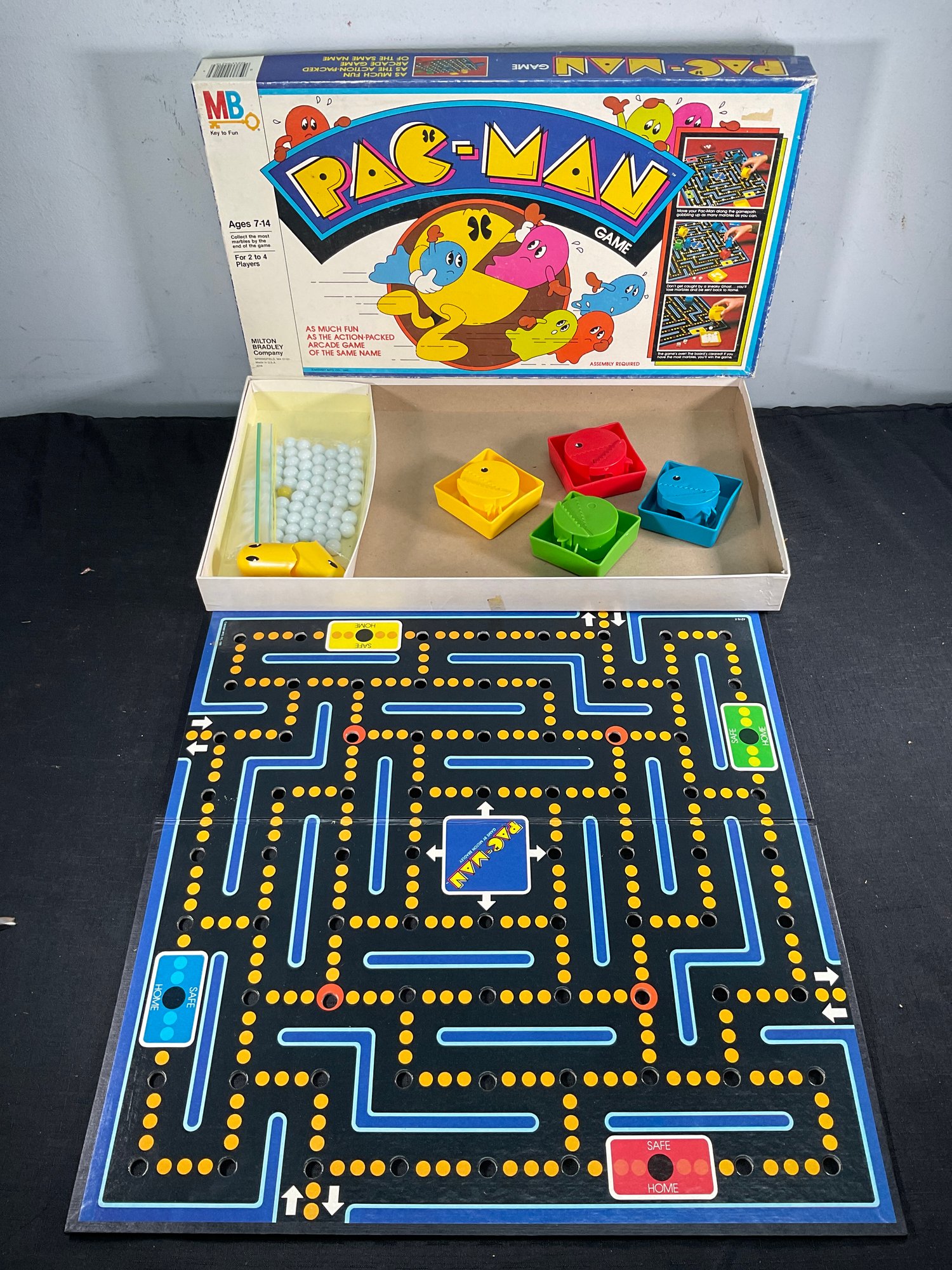Vintage Boardgame - Pac-man Game, Milton Bradley - Ref#Pr30 #17761 ...