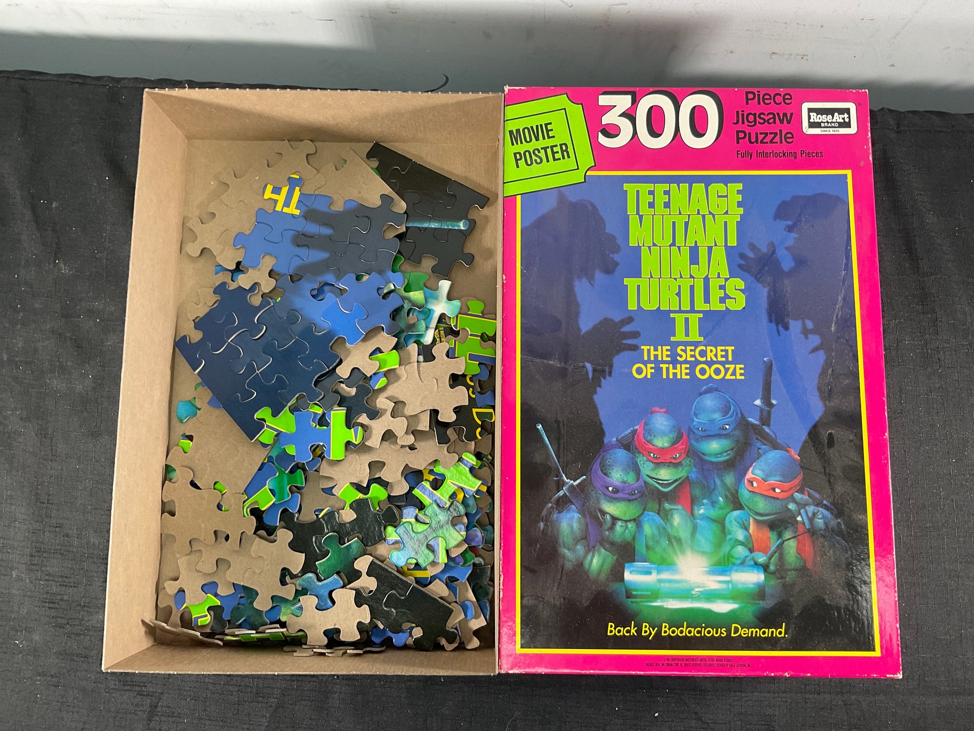 Teenage Muant Ninja Turtles II The Secret Of Ooze Movie Poster Puzzle ...