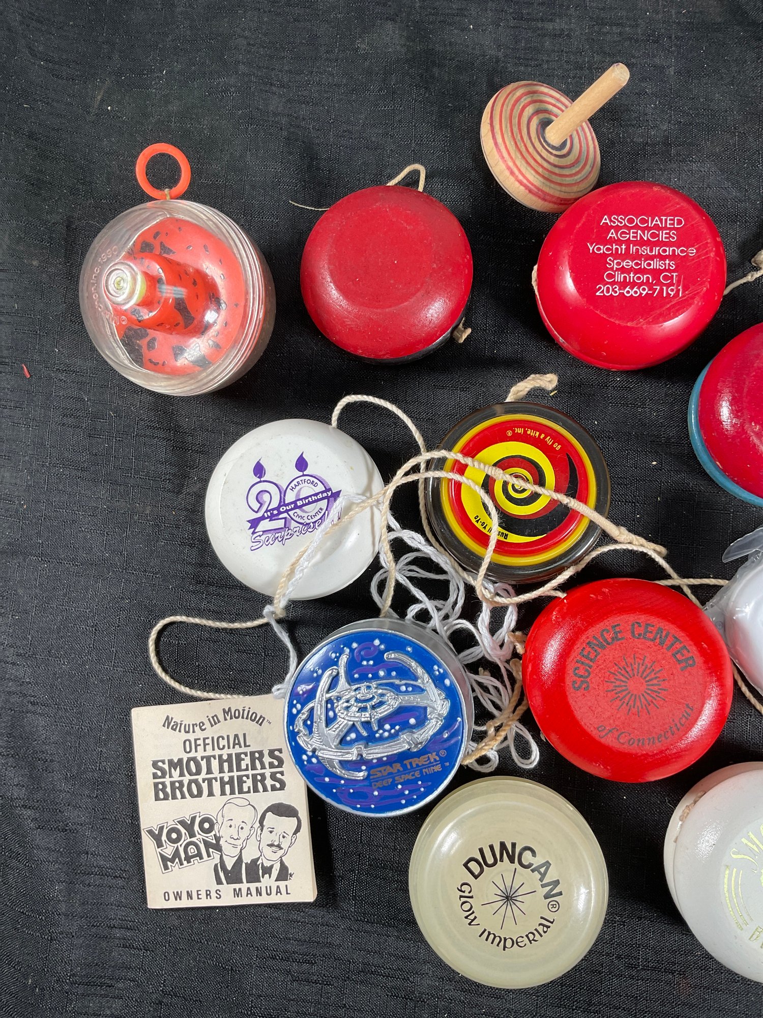 15 Vintage & More Yo-yo's-star Trek, World's Fair, Duncan, Ninja ...