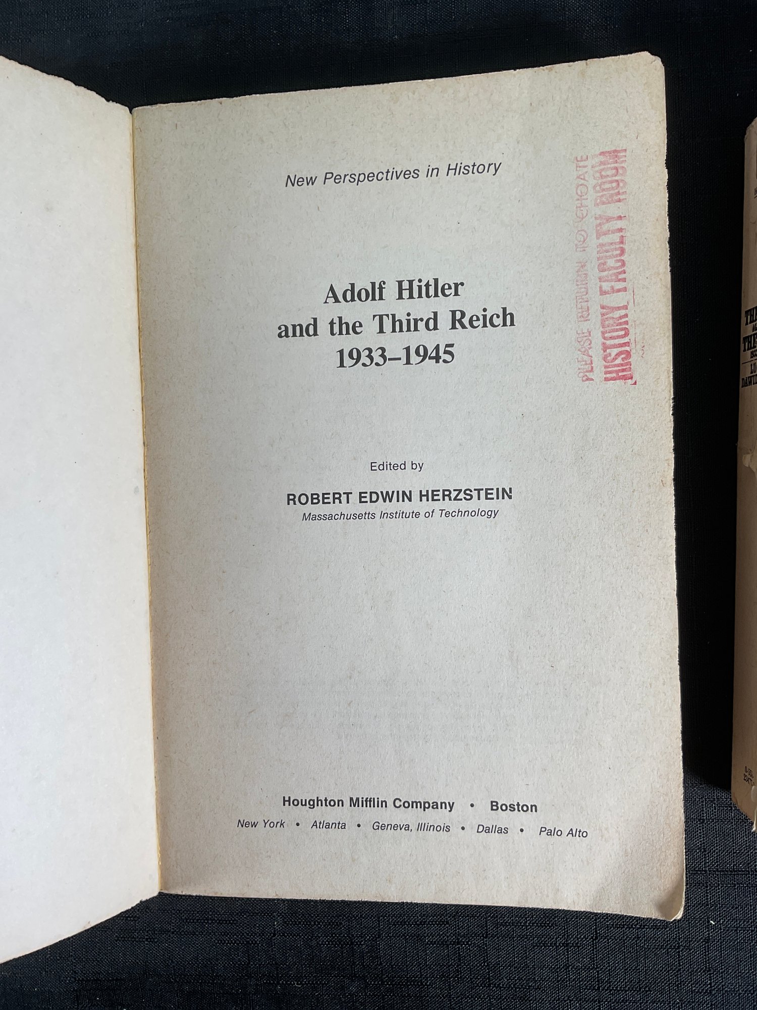 3 Vintage Books - Nazism 1918-45, Adolf And The Third Reich, The War ...