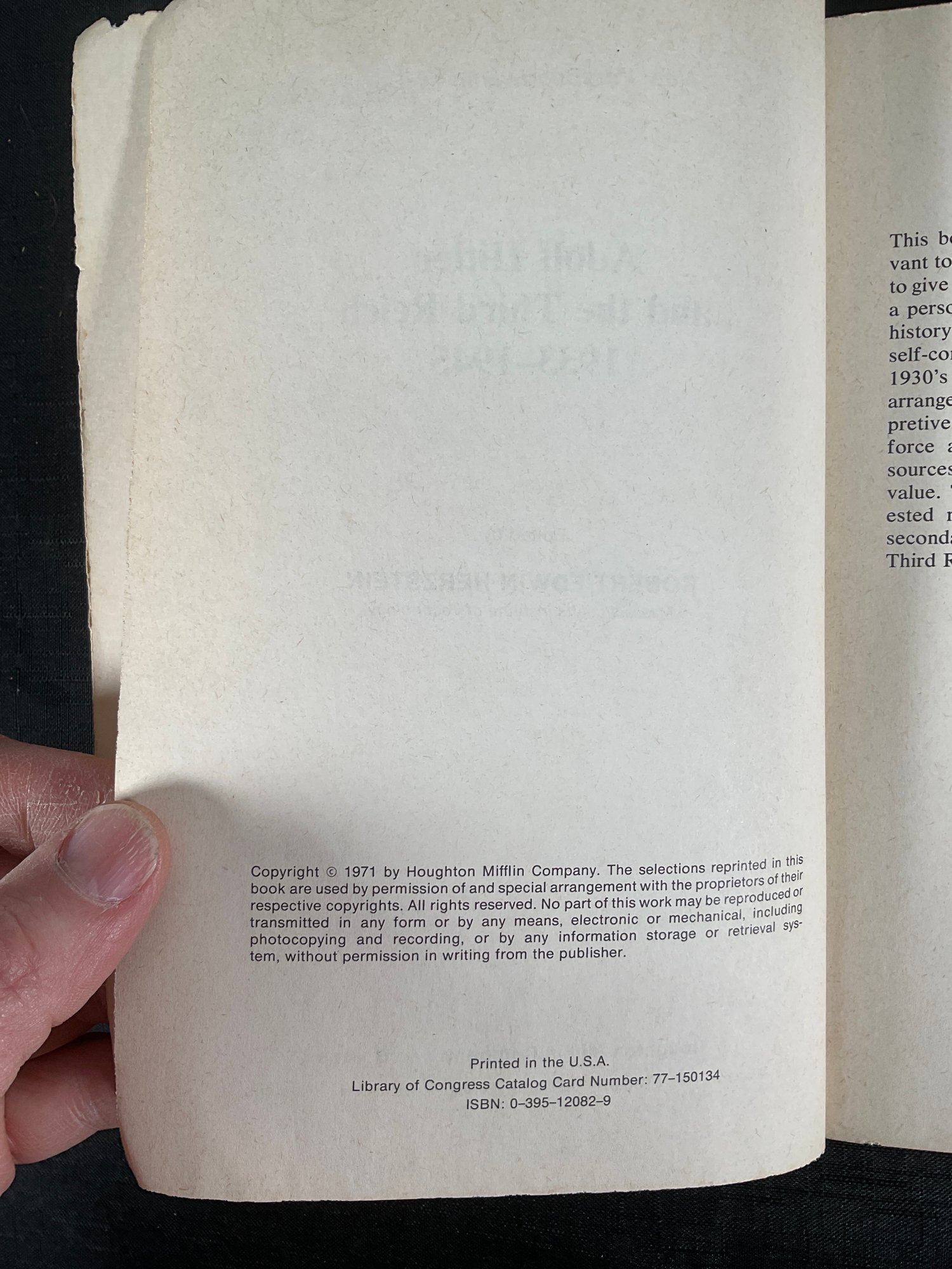 3 Vintage Books - Nazism 1918-45, Adolf And The Third Reich, The War ...