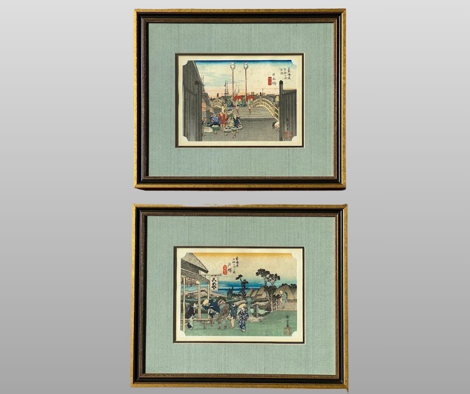 Pair Of Chinese Woodblock Polychrome Prints #10207 | Auctionninja.com