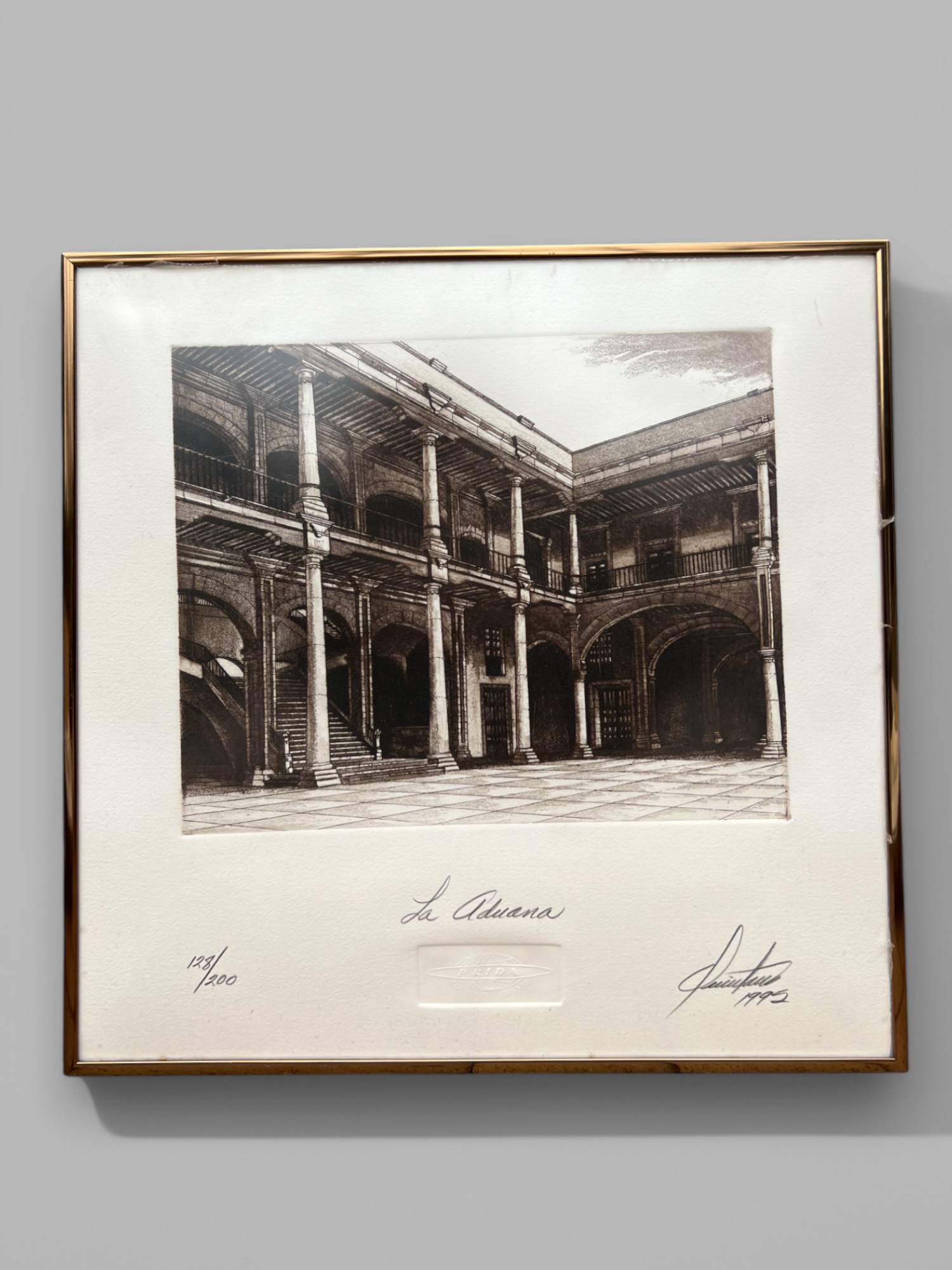 Patricia Quintana, La Aduana, Mexican Vignettes, Engraving On Paper ...