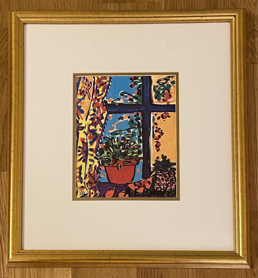 A.E. Barnes, "Room With A View", 1999, Serigarph On Paper, Edition ...