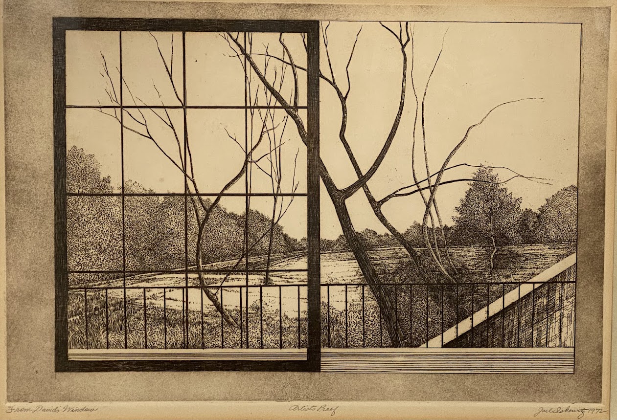 Jack Iskowitz, From David's Window, 1972 #11931 | Auctionninja.com