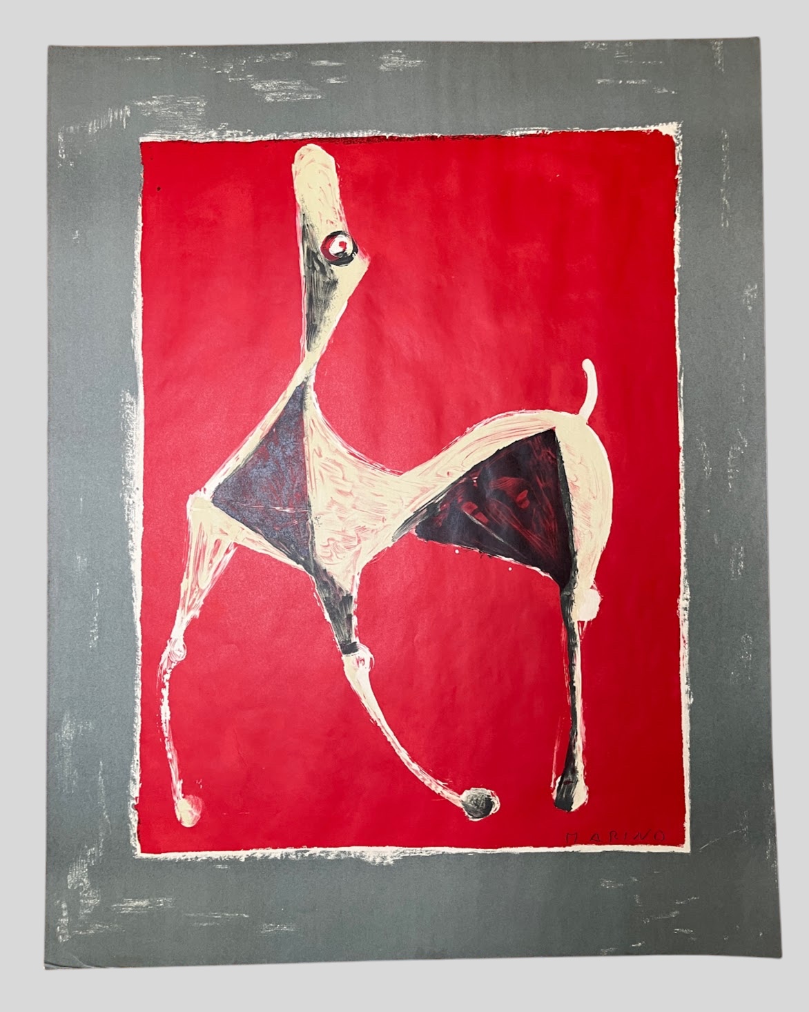 Marino Marini (italian 1901-1980), Cheval, Color Lithograph (uNFRAMED ...