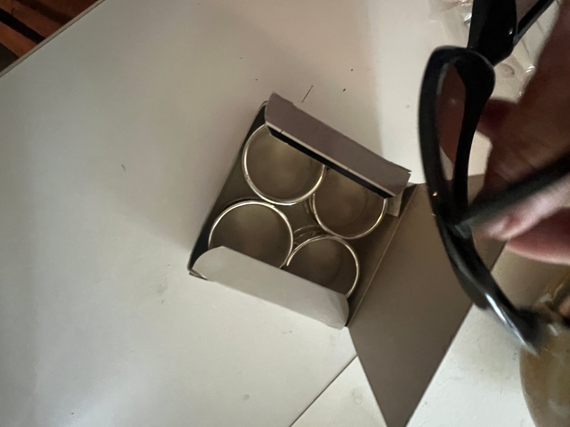 Silver Plate Napkin Rings With Original Box By William Rogers #31710 ...