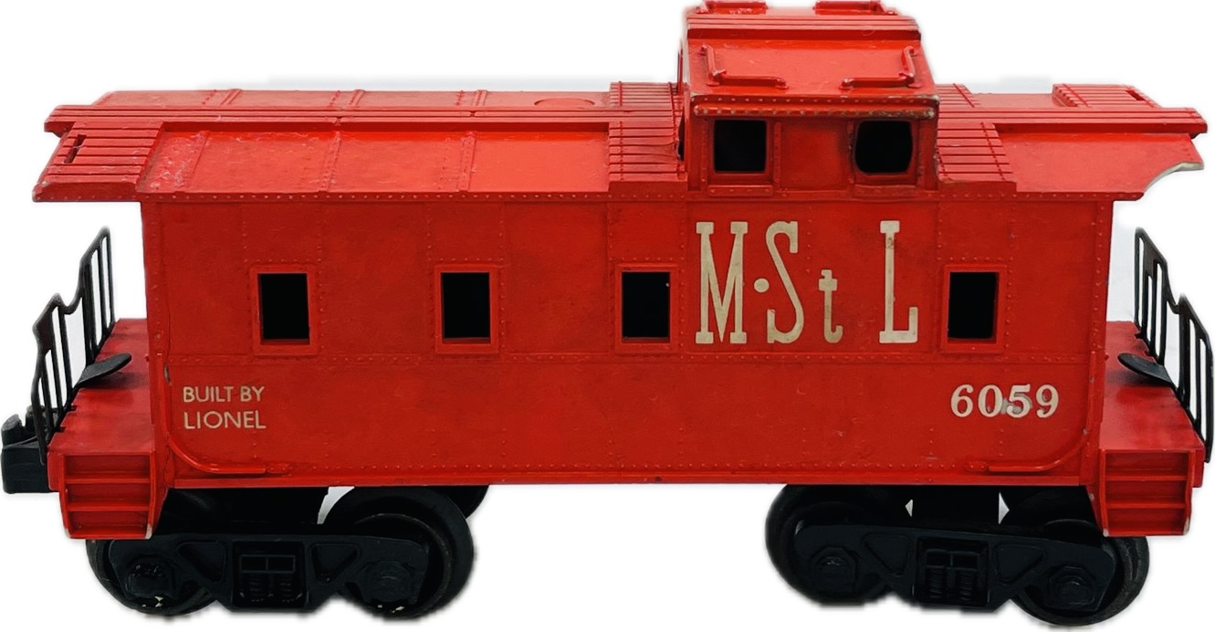 Lionel 6059 M&StL SP Caboose Early Painted Red Version #28500 ...