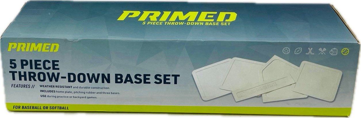 Primed 5 Piece Throw-down Base Set #31069 | Auctionninja.com