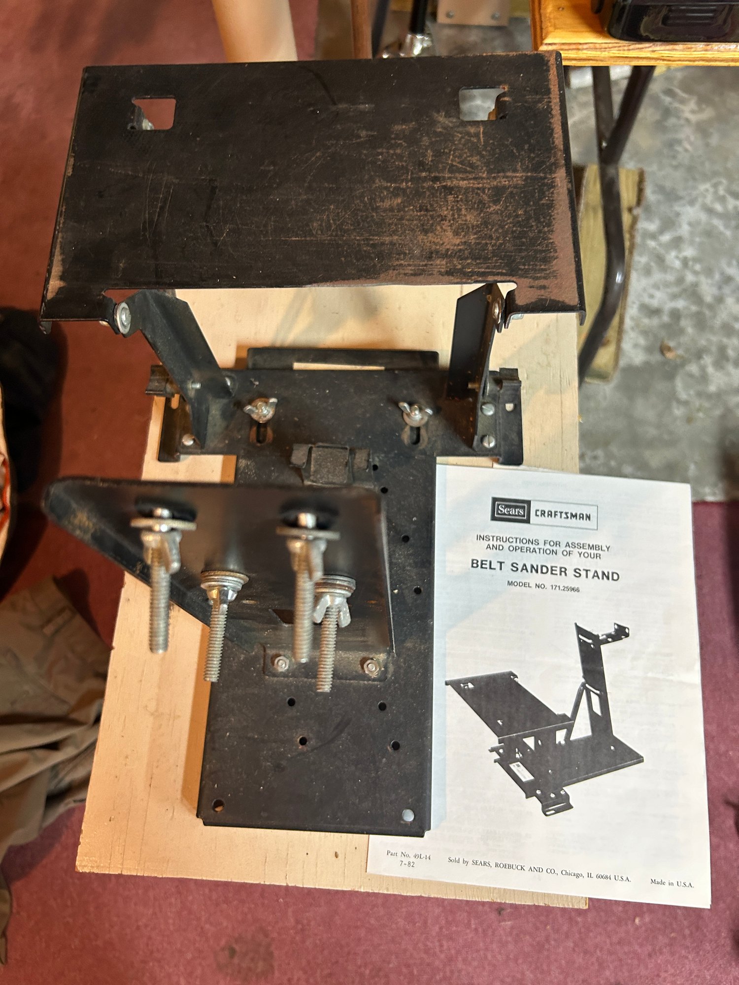 Craftsman Belt Sander Stand #6193 | Auctionninja.com