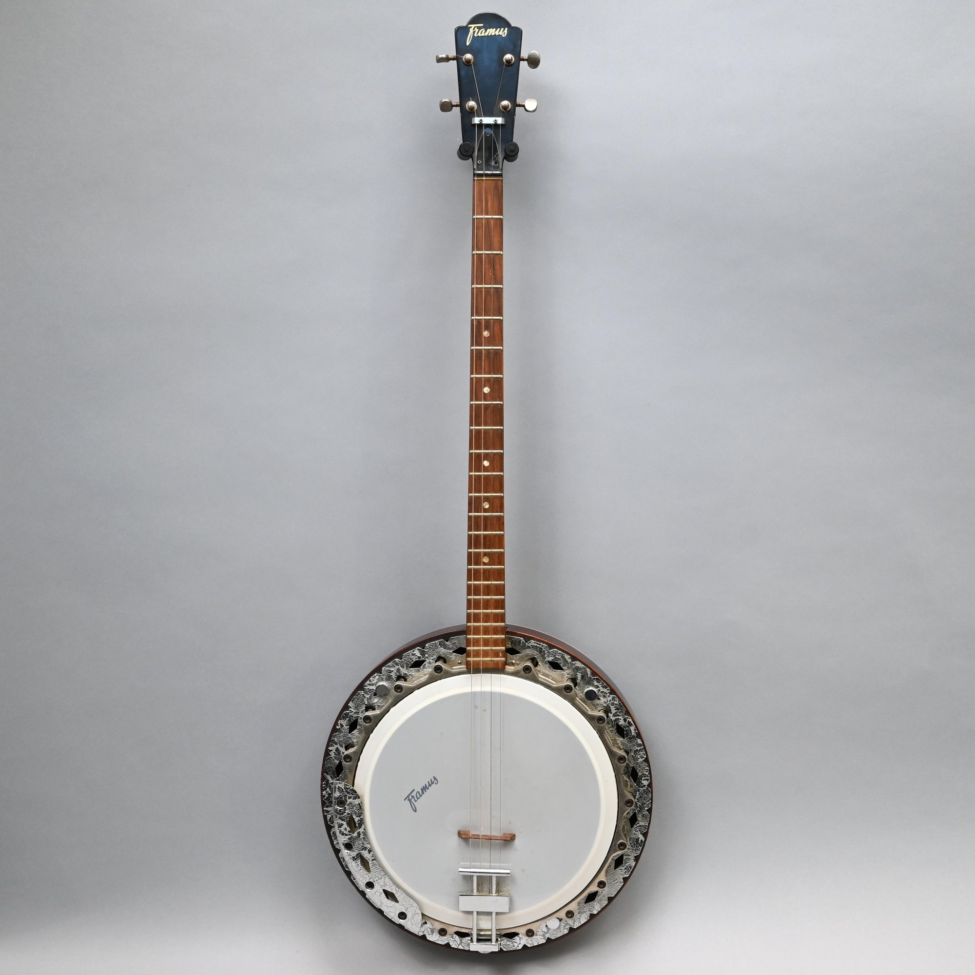 Framus Rosewood Four-String Tenor Resonator Banjo #3387 | Auctionninja.com