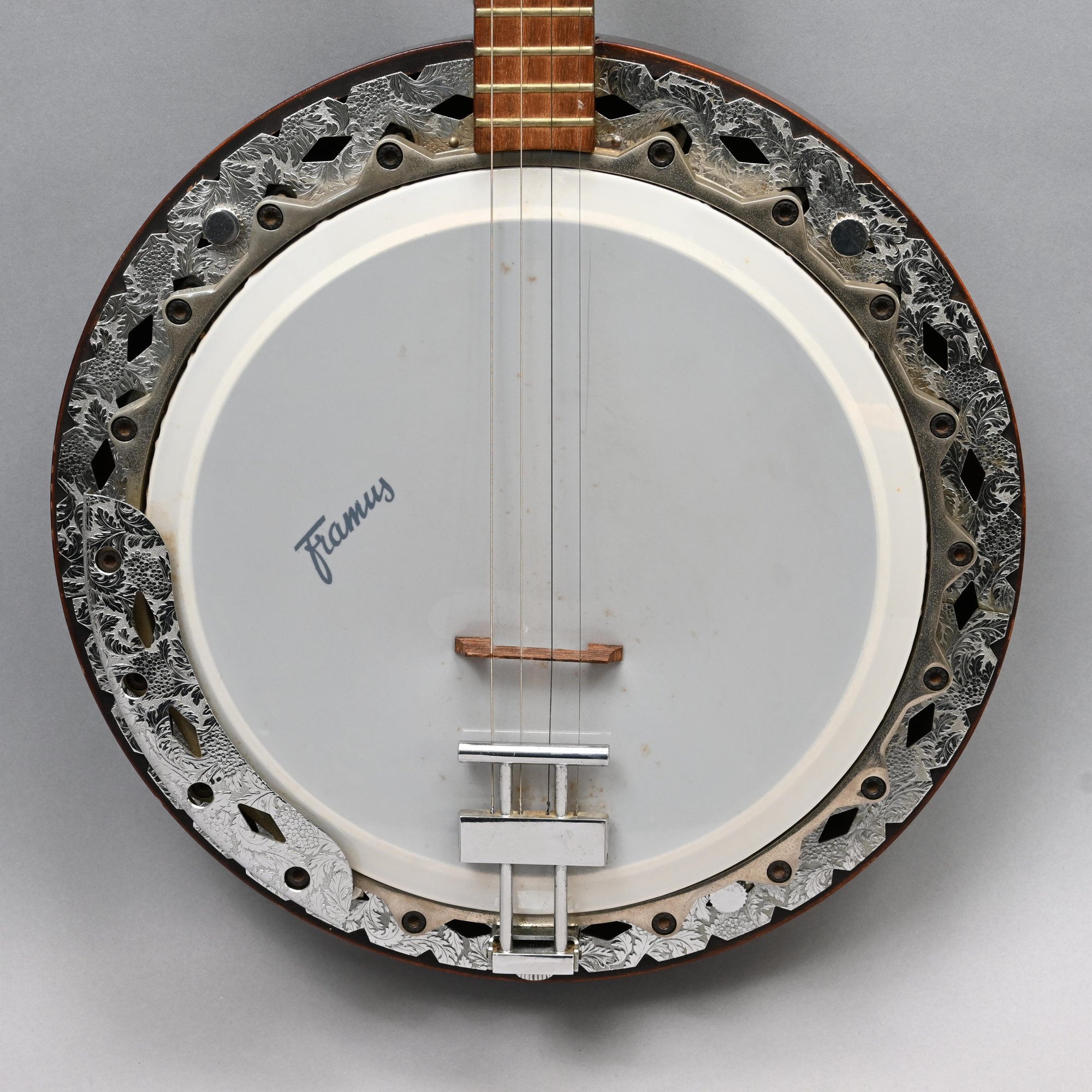 Framus Rosewood Four-String Tenor Resonator Banjo #3387 | Auctionninja.com