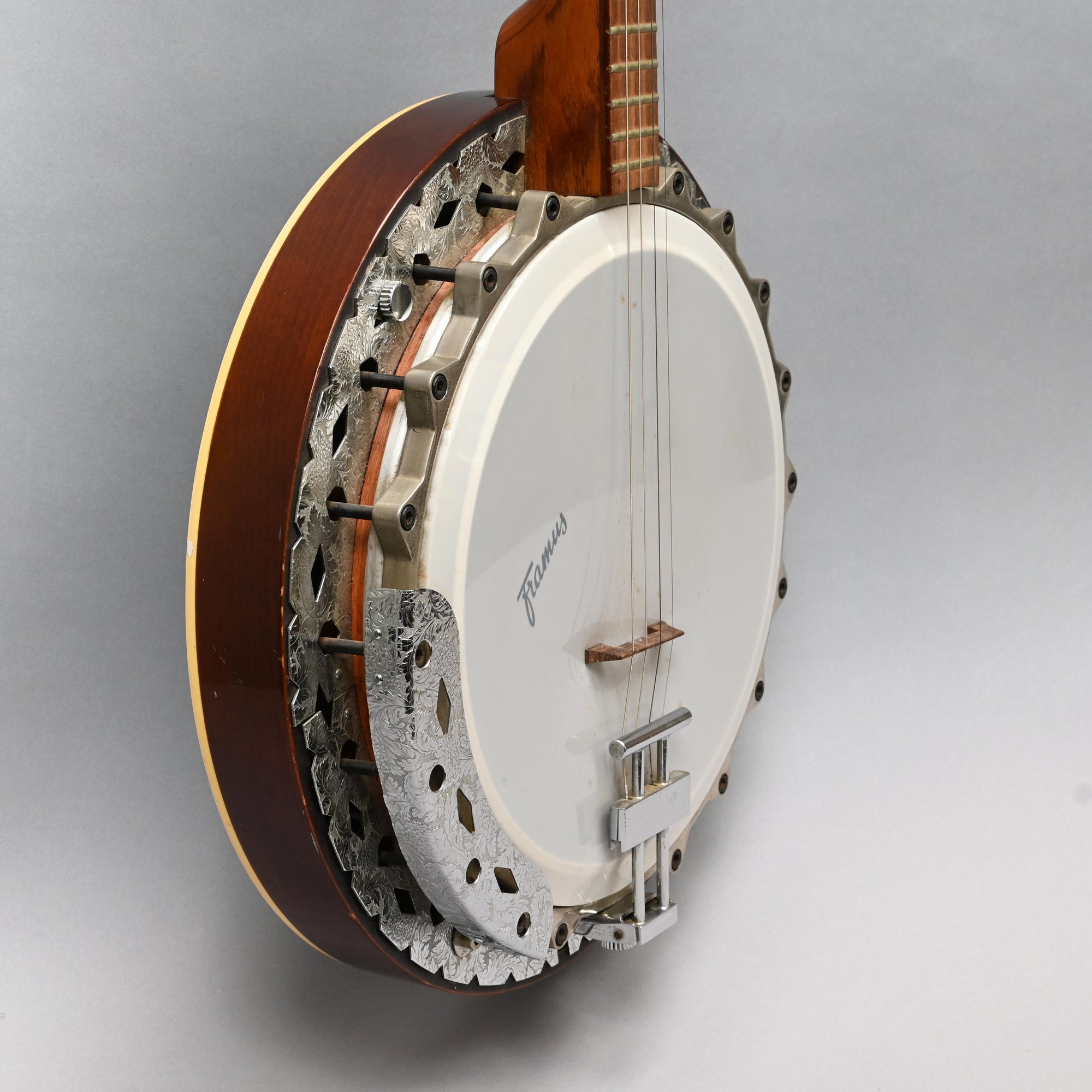 Framus Rosewood Four-String Tenor Resonator Banjo #3387 | Auctionninja.com