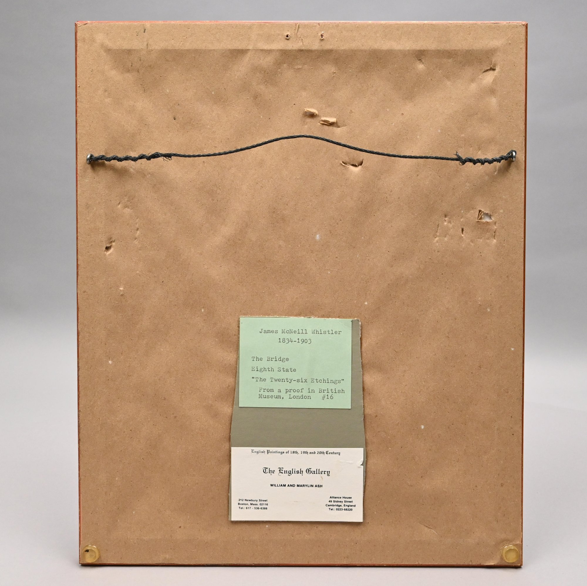 After James A. McNeill Whistler- The Bridge #3334 | Auctionninja.com