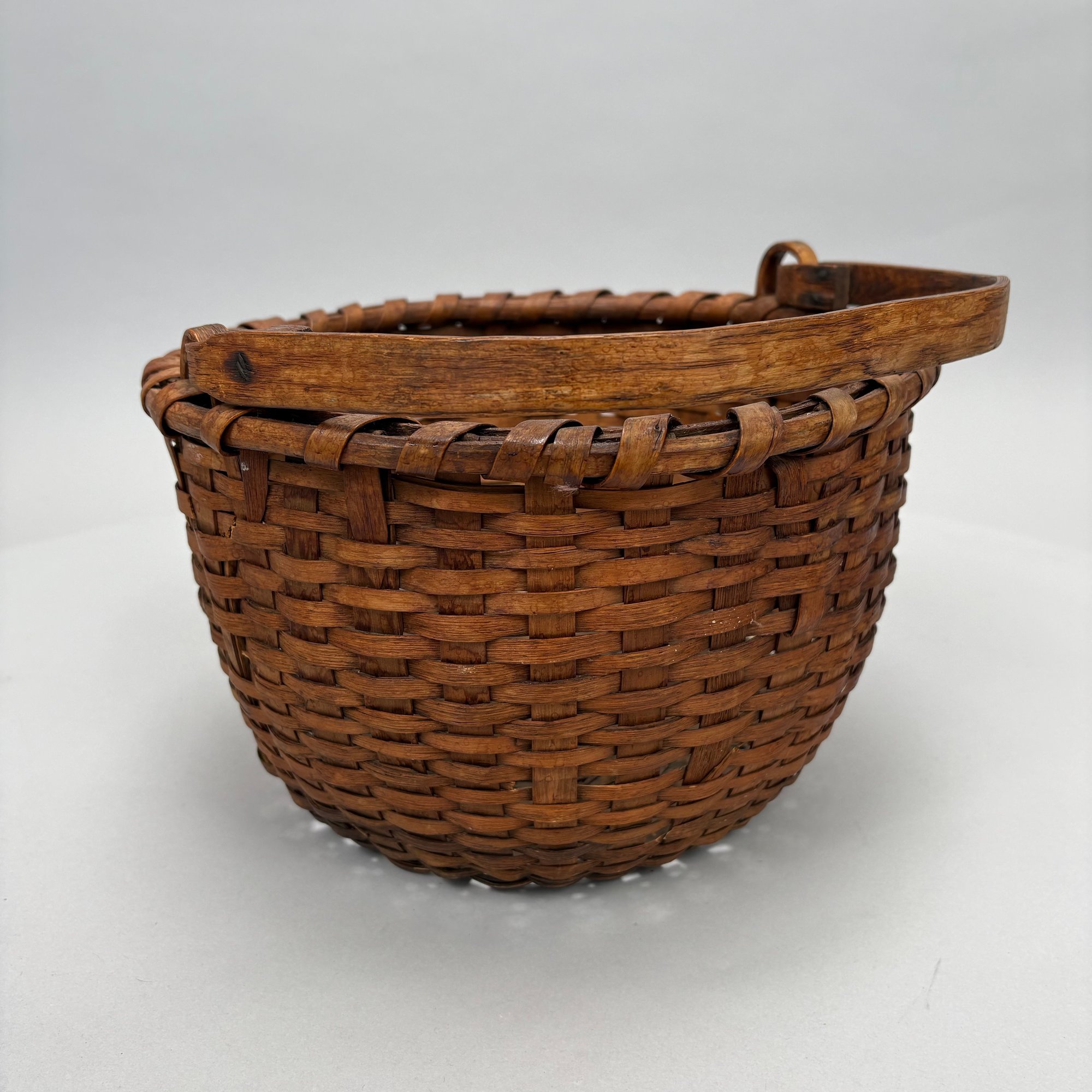 Taghkanic (Taconic) "Bushwacker" Ash, Oak And Maple Basket, Columbia ...