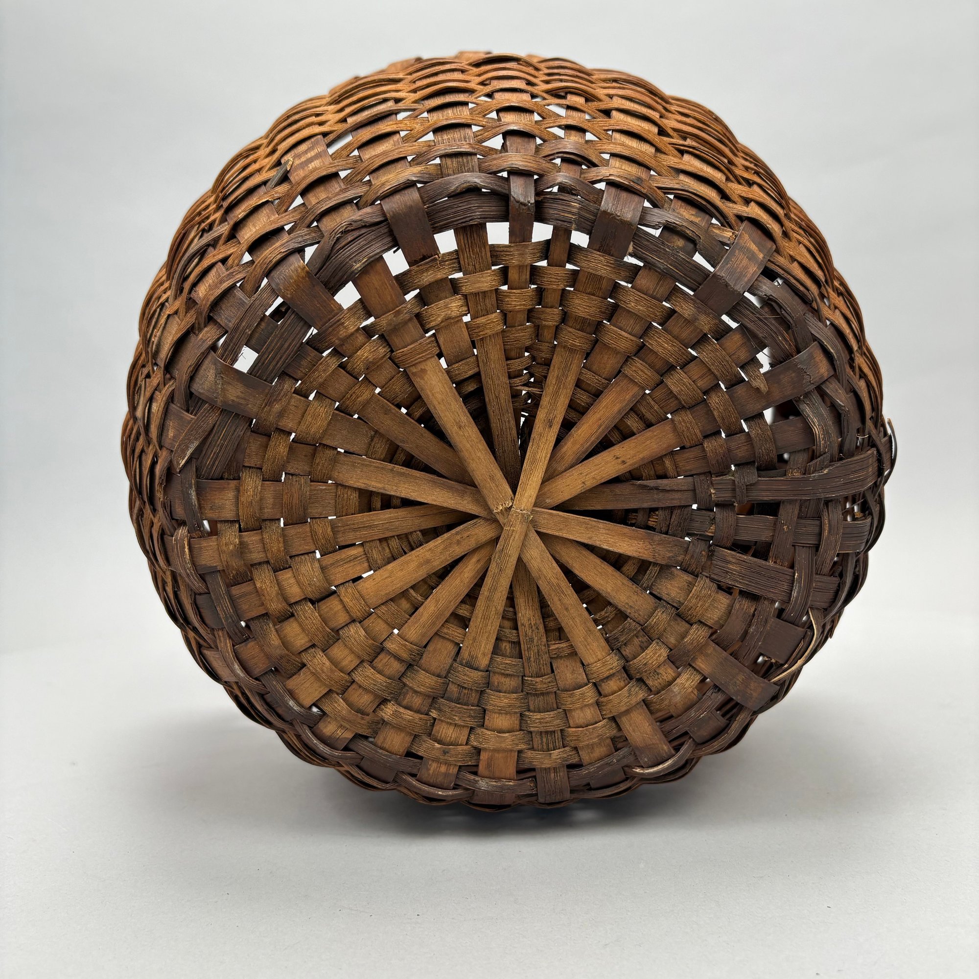 Taghkanic (Taconic) "Bushwacker" Ash, Oak And Maple Basket, Columbia ...