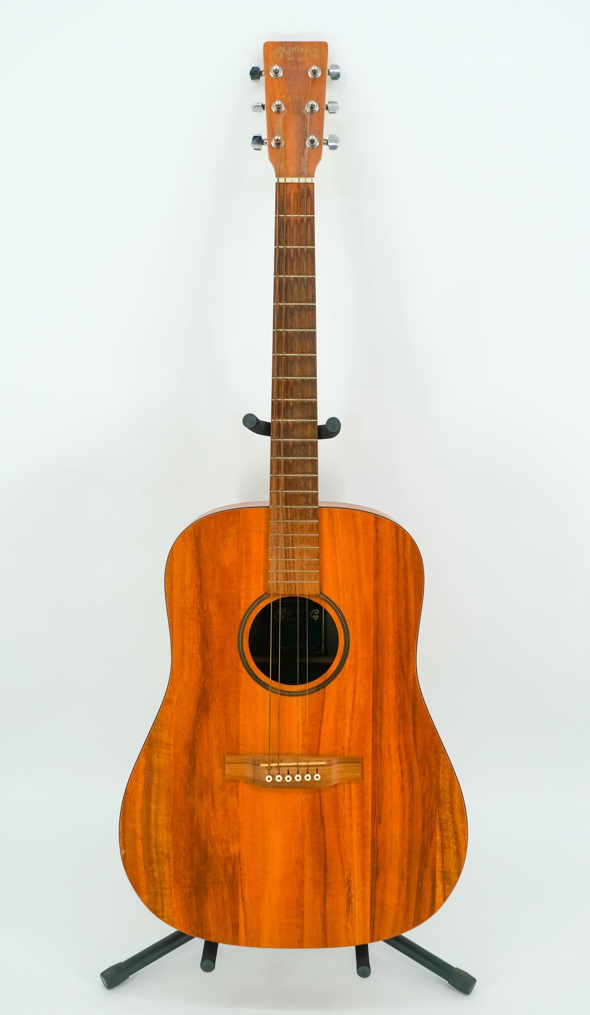 MARTIN DXK2 ACOUSTIC GUITAR WITH PRO ROAD RUNNER FLIGHT CASE - OWNED BY ...