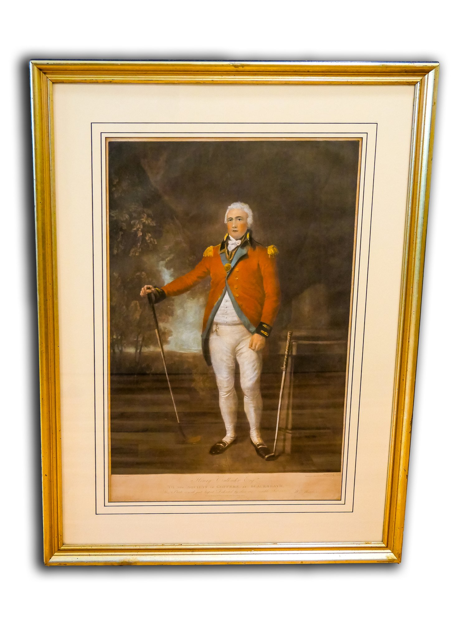 IMPOSSIBLY RARE Early 1812 PROOF Of Most Expensive Golf Painting Ever ...