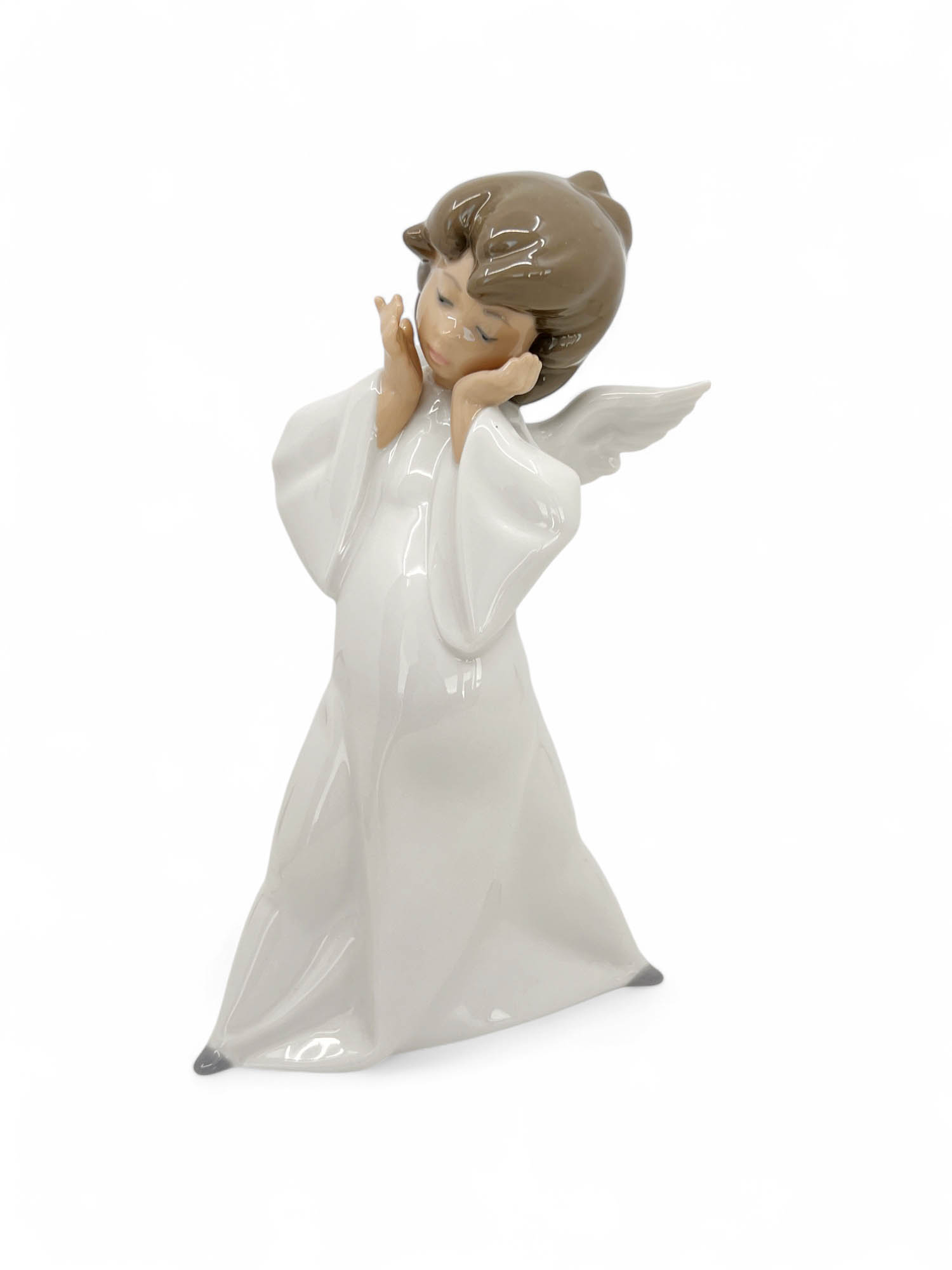 (A-3) VINTAGE LLADRO-MIME ANGEL FIGURINE-PORCELAIN-SPAIN #25600 ...