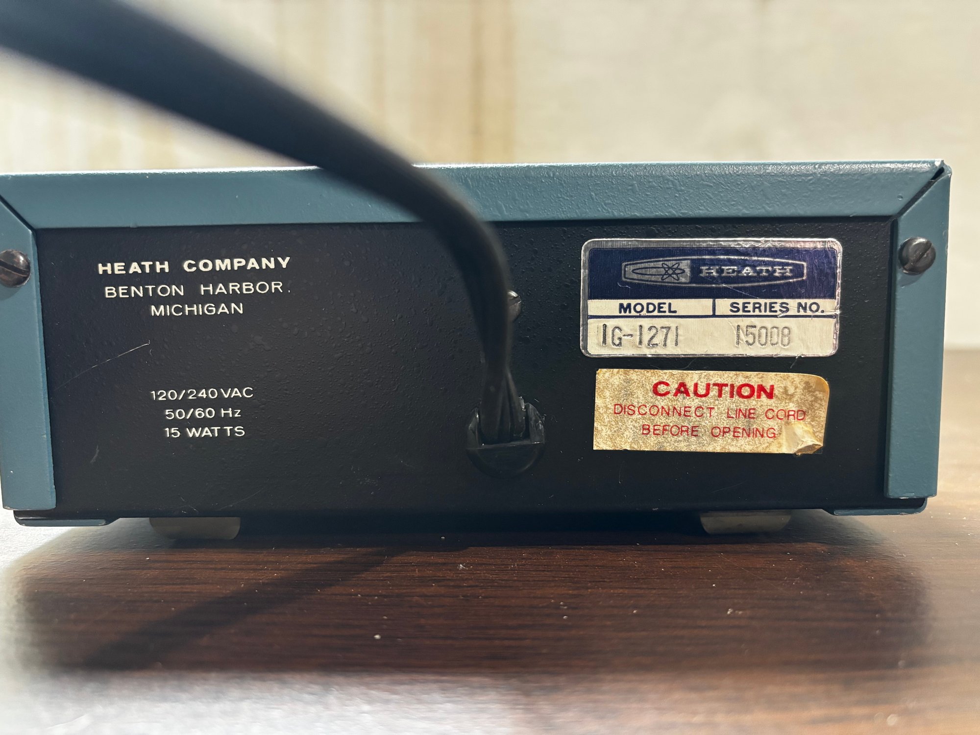 (Z-1) VINTAGE HEATHKIT FUNCTION GENERATOR 1G-1271- POWERS ON #29162 ...