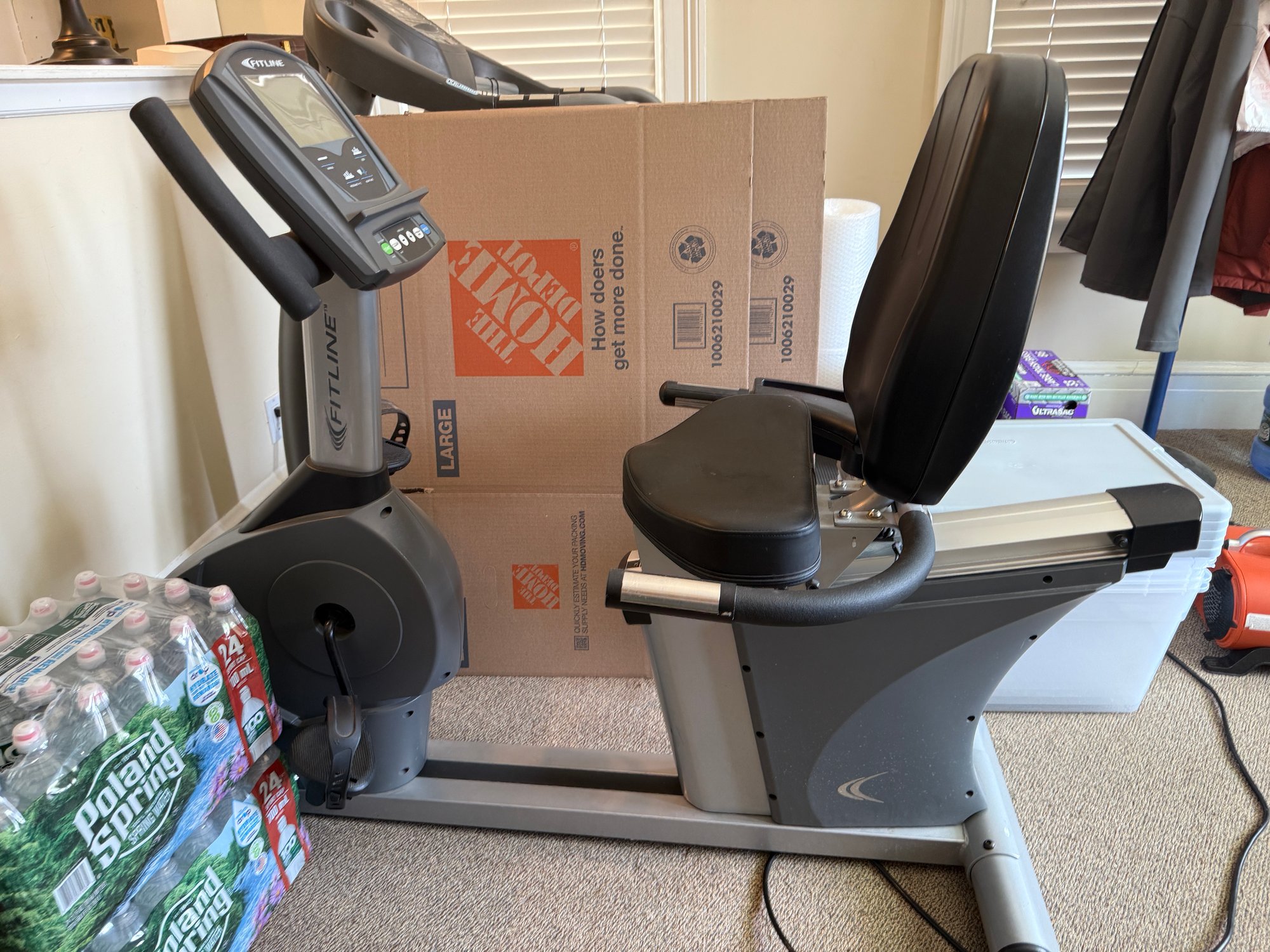 (OFFICE) WORKING FITLINE RECUMBENT BIKE #27116 | Auctionninja.com
