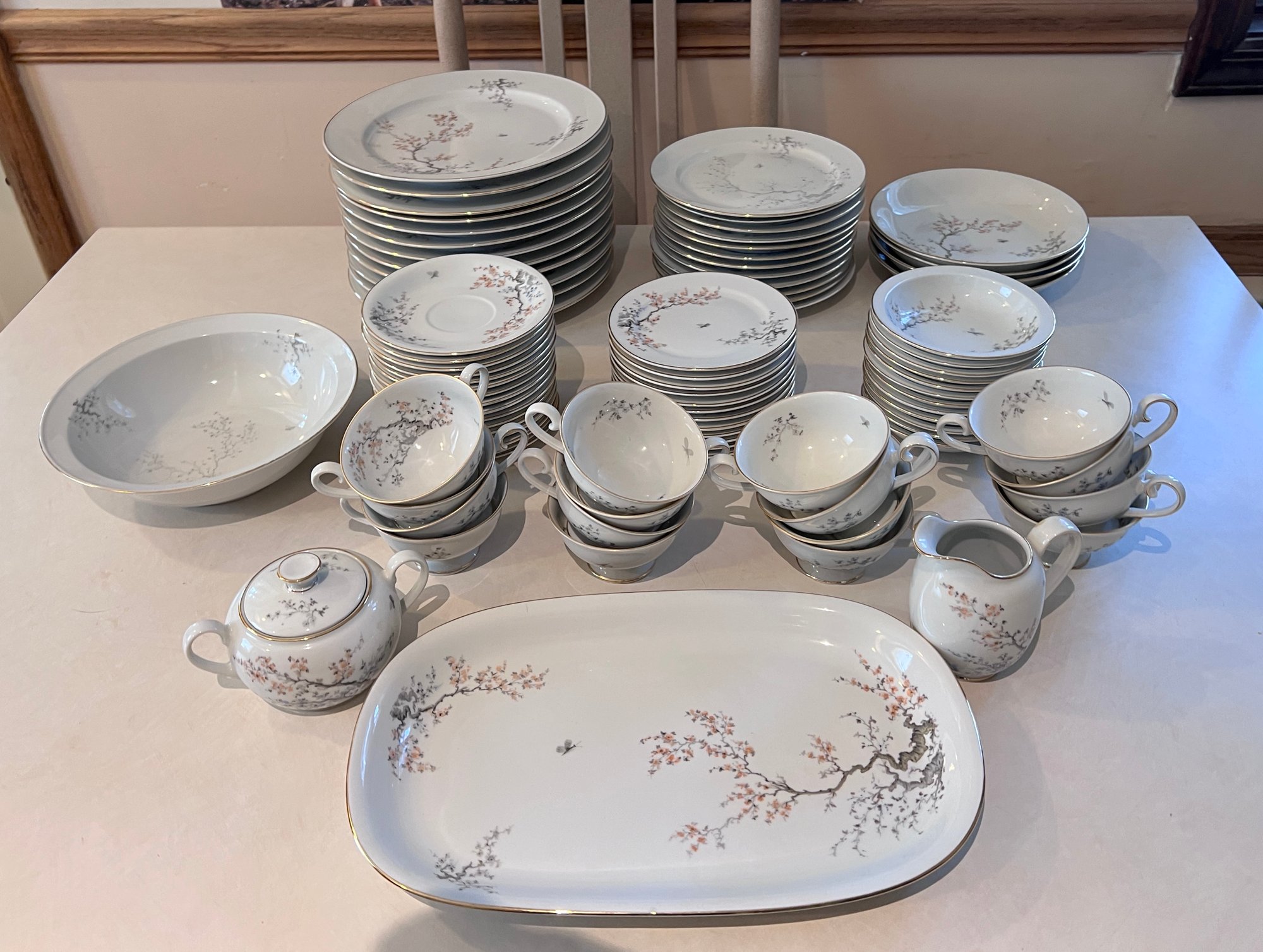 (K) SET VINTAGE GERMAN CHINA -SCHUMANN ARZBERG - "MANDARIN" 6 PIECE ...