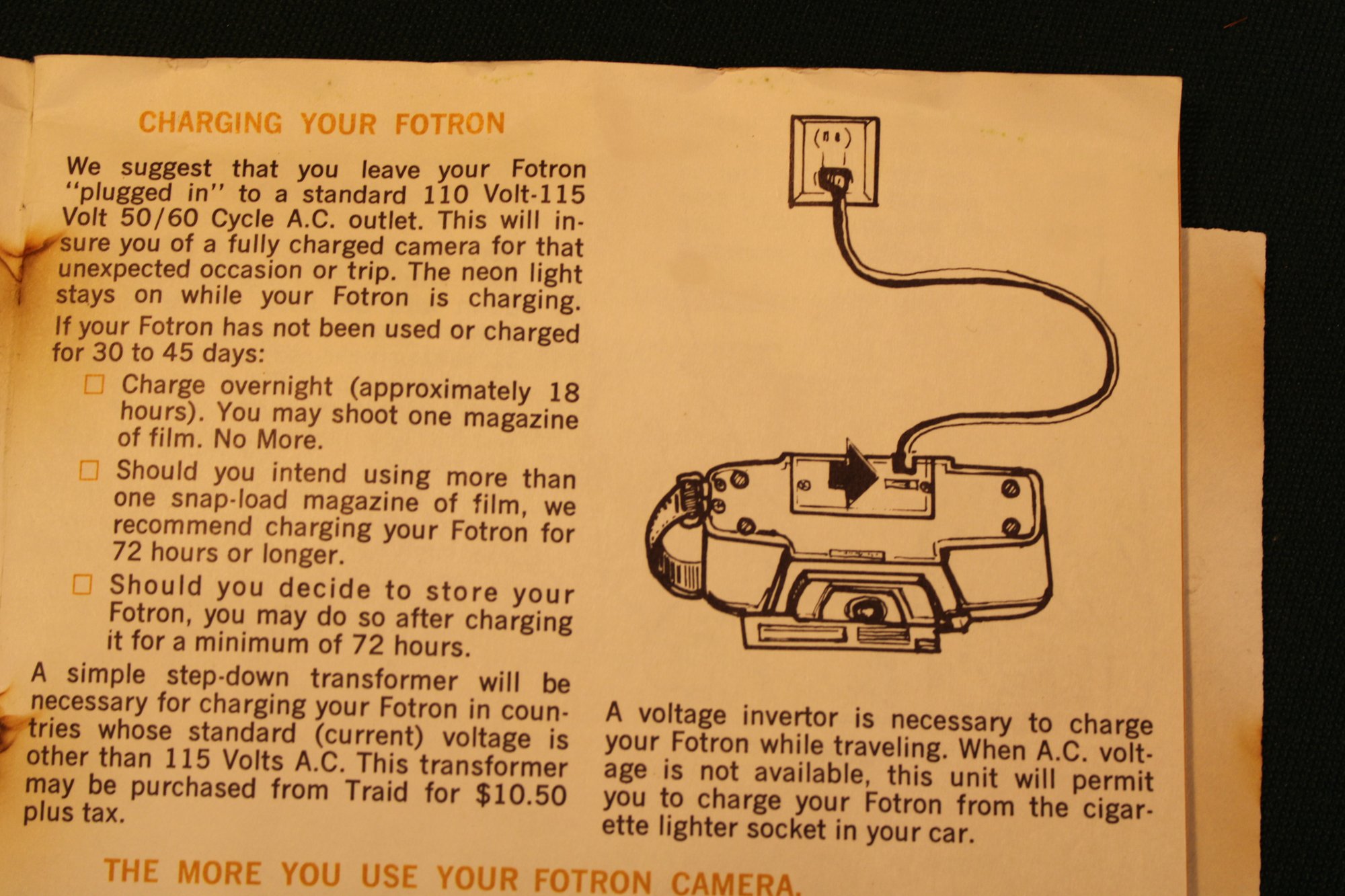 Fotron III Camera Kit With Case, Traid Corp. (138) #19704 ...