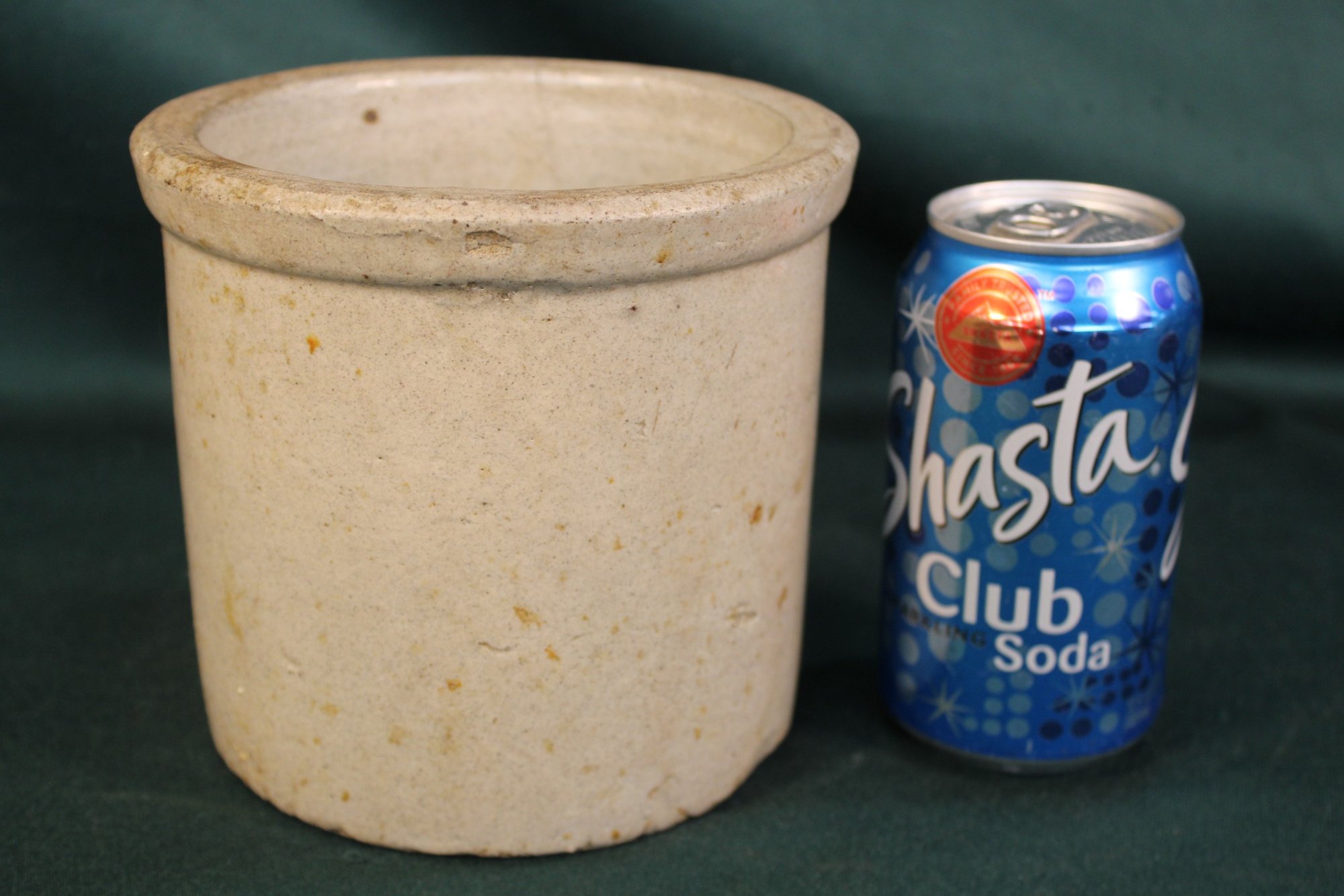 Stoneware Crock, 6x5.5"H (hairline Crack As Shown) (209) #18271 ...