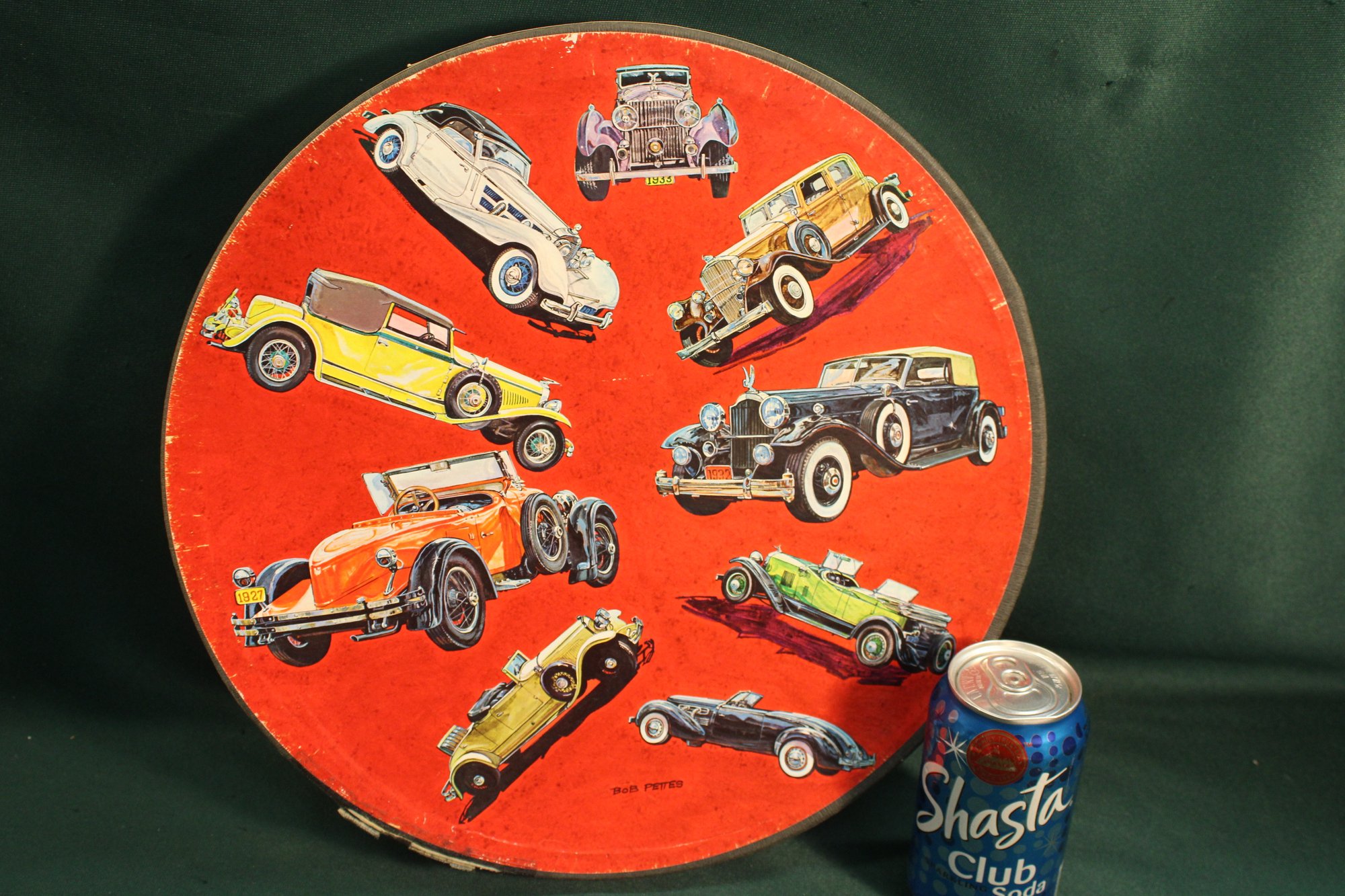 Springbok Circular 500 Piece Puzzle, Box Is 14"D, "Classic Cars", 1969 ...