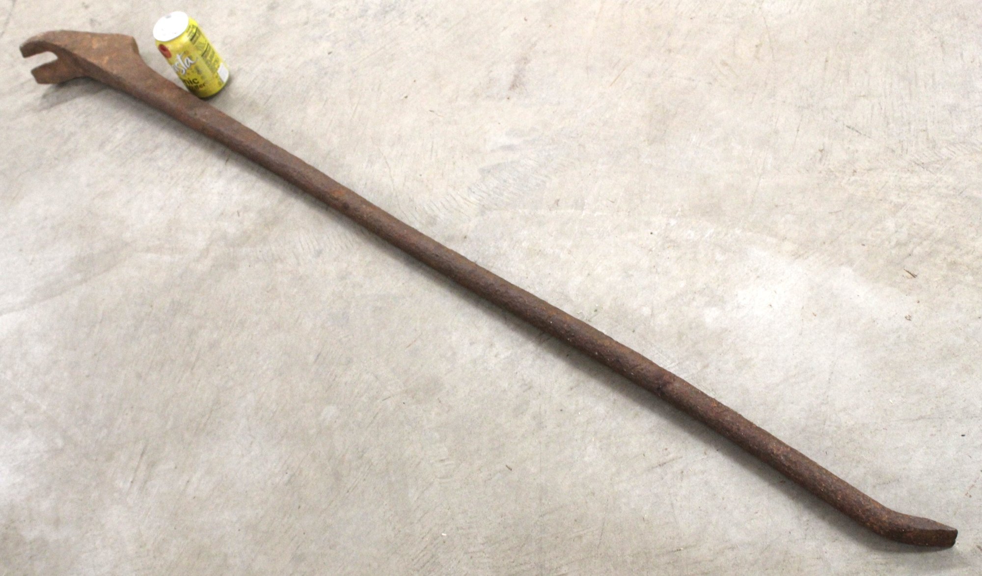 Antique Railroad Iron Spike Puller 60 Long 89 21746 Auctionninja