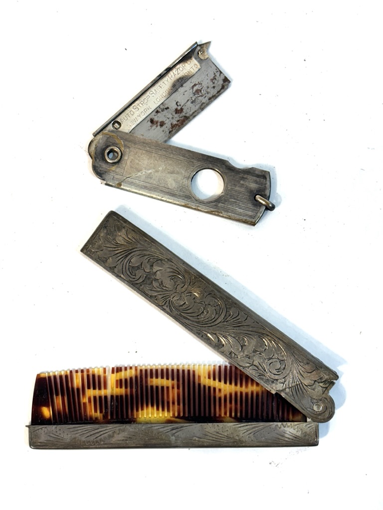 Vintage Foldable Comb And Cutter #2290 | Auctionninja.com