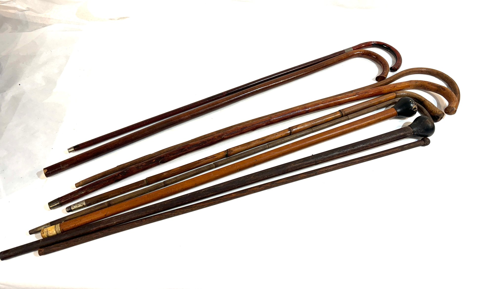 Vintage Wood Cane Assortment #1903 | Auctionninja.com