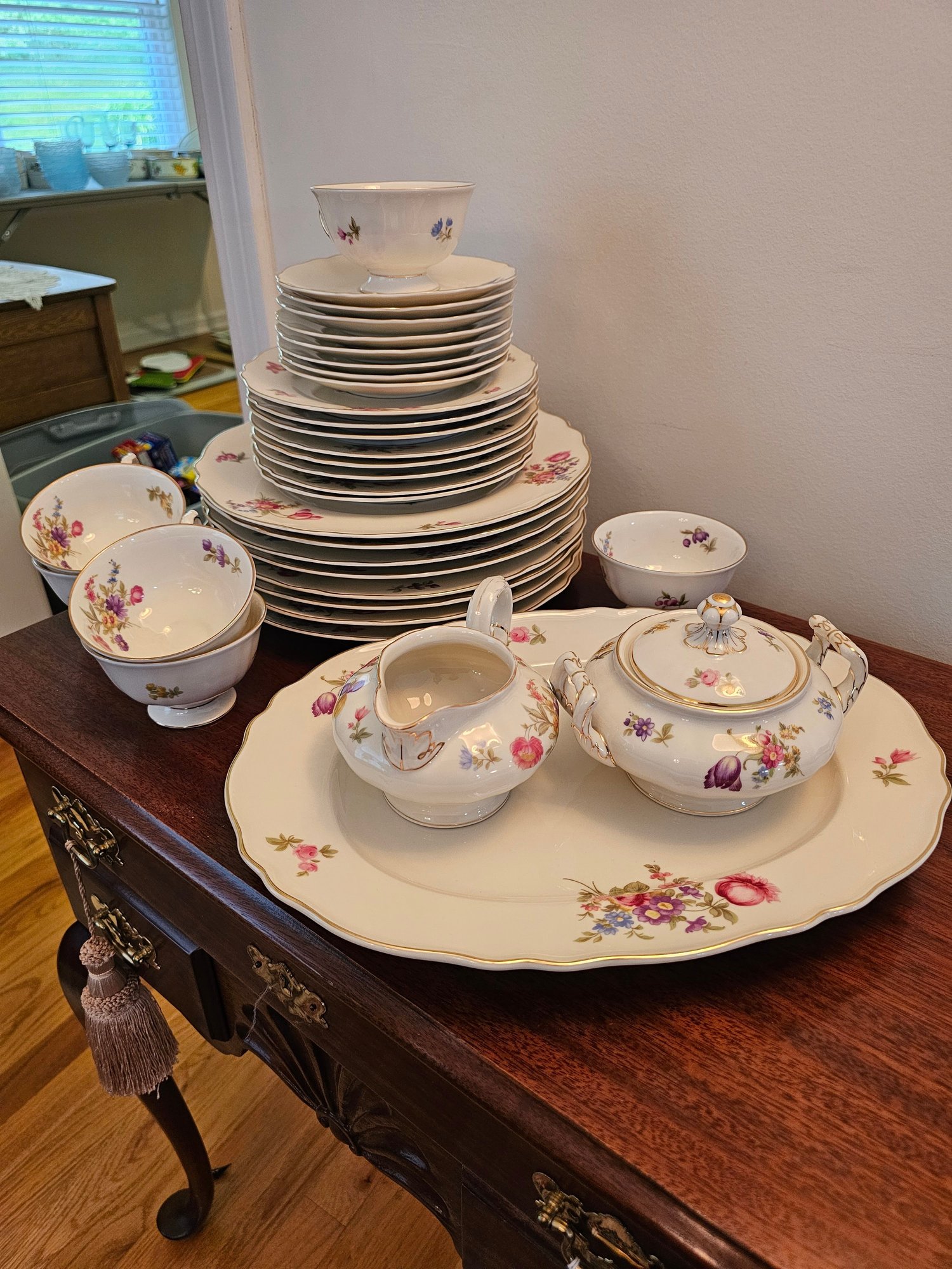Set Of Antique Franconia Krautheim Bavaria Selb "Norina" Pattern ...
