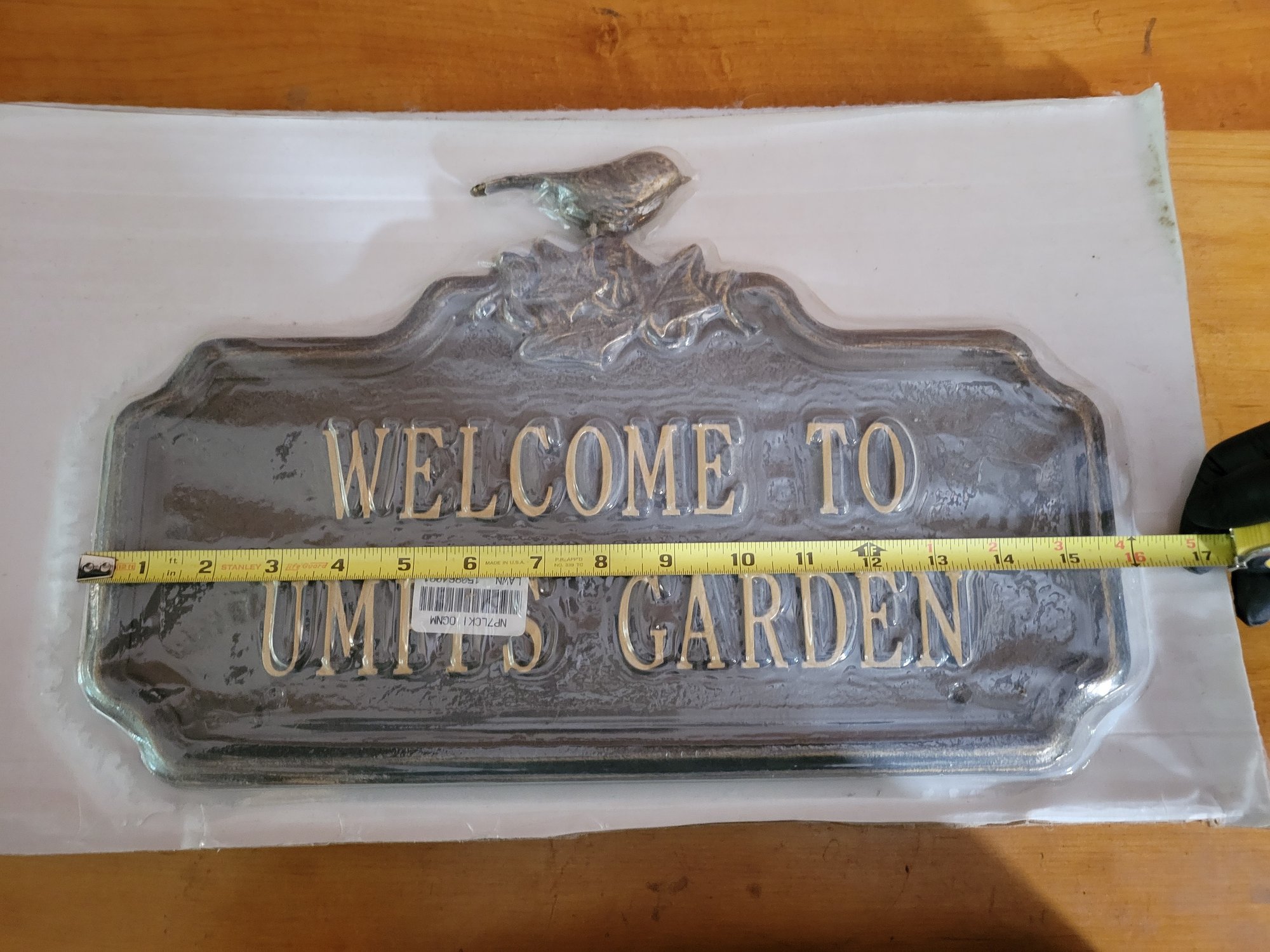 Garden Sign #3302 | Auctionninja.com