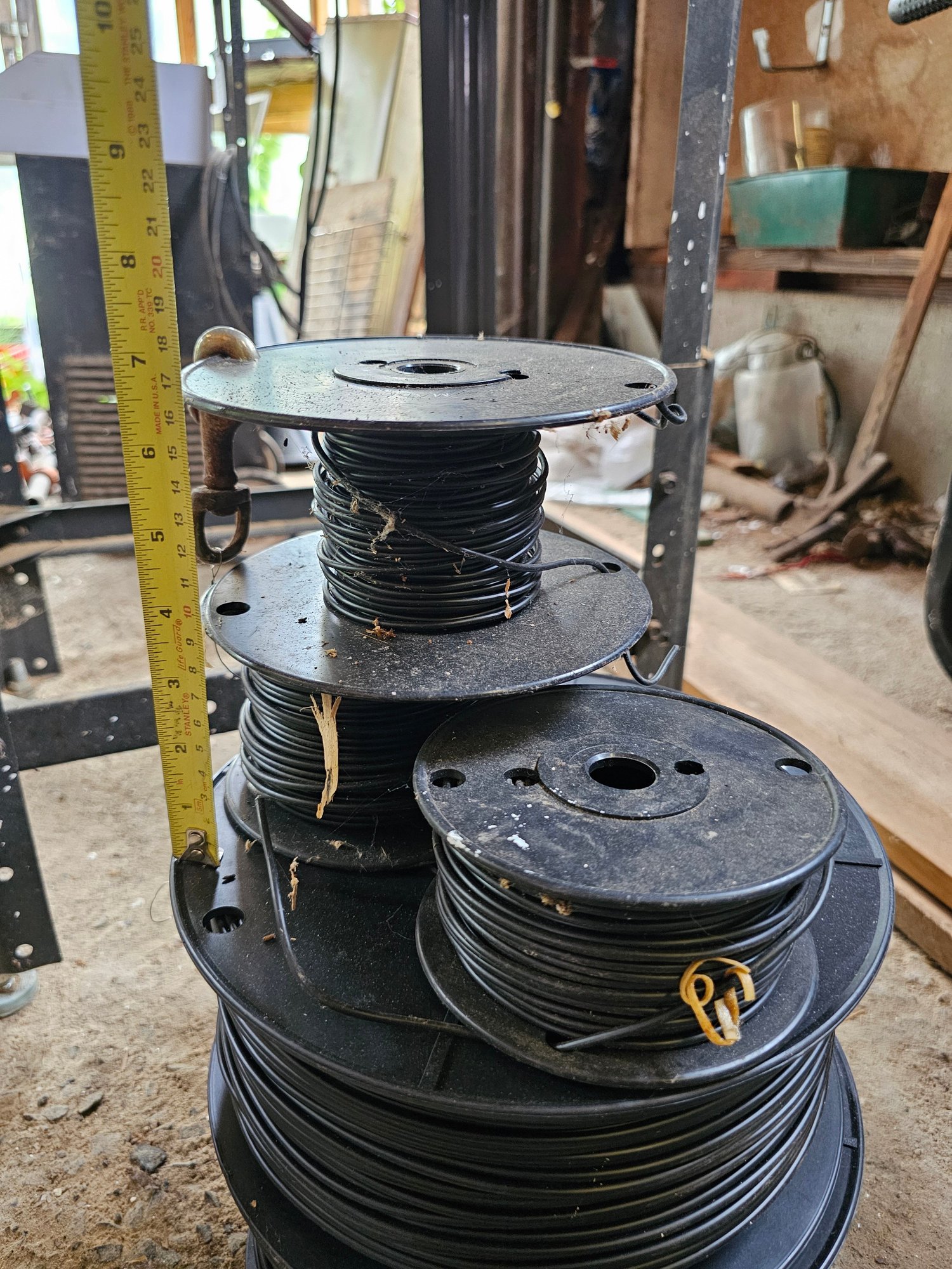 Lot Of Copper Wire Spools - Various Types #3386 | Auctionninja.com