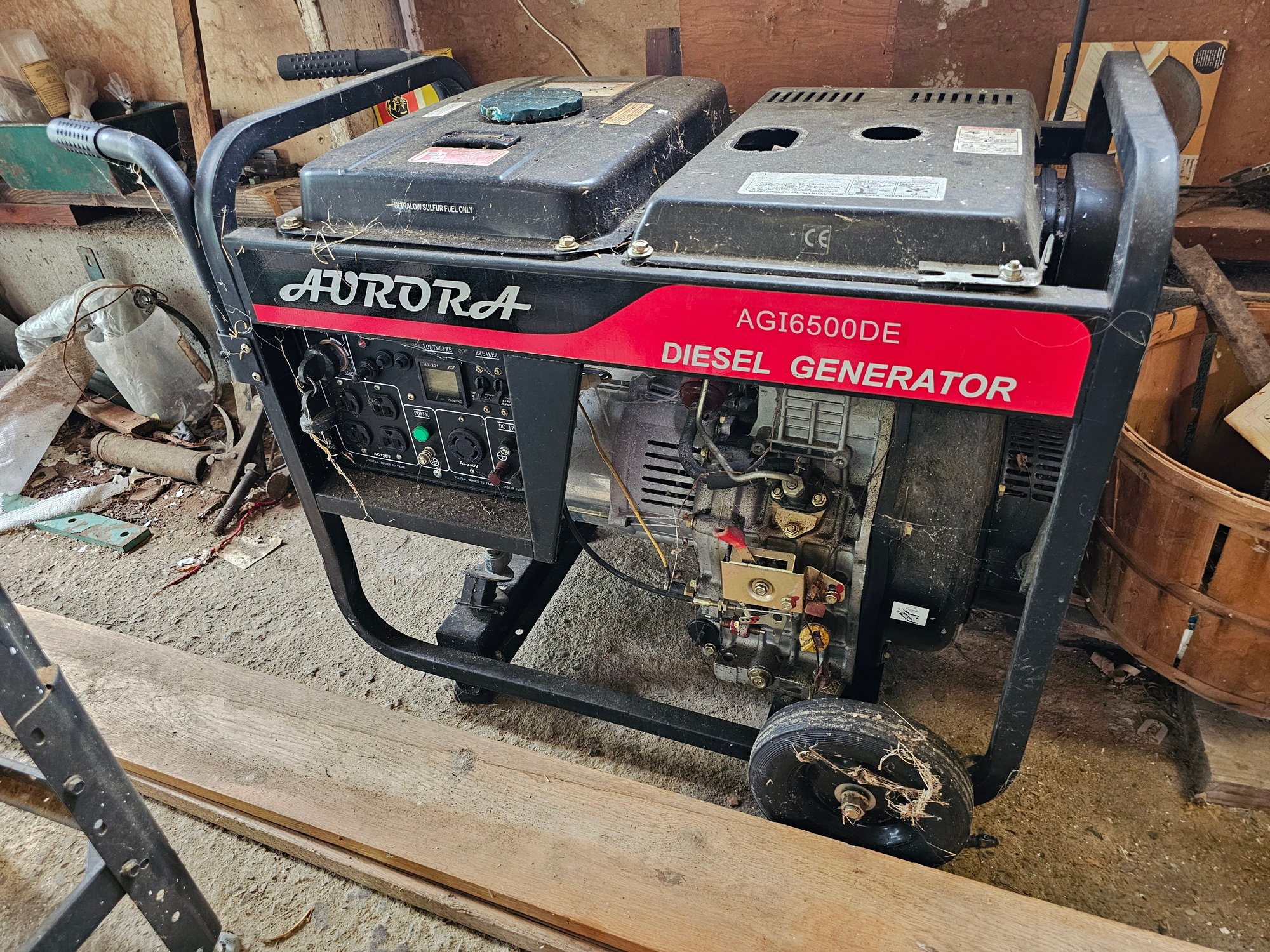 Aurora 6500 Watt Portable Diesel Generator - Original MSRP $1,024 ...
