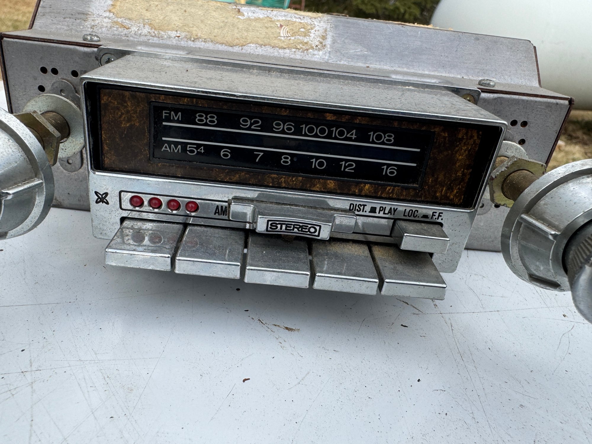 Vintage Car Radio Sears And Robuck AM FM #25477 | Auctionninja.com