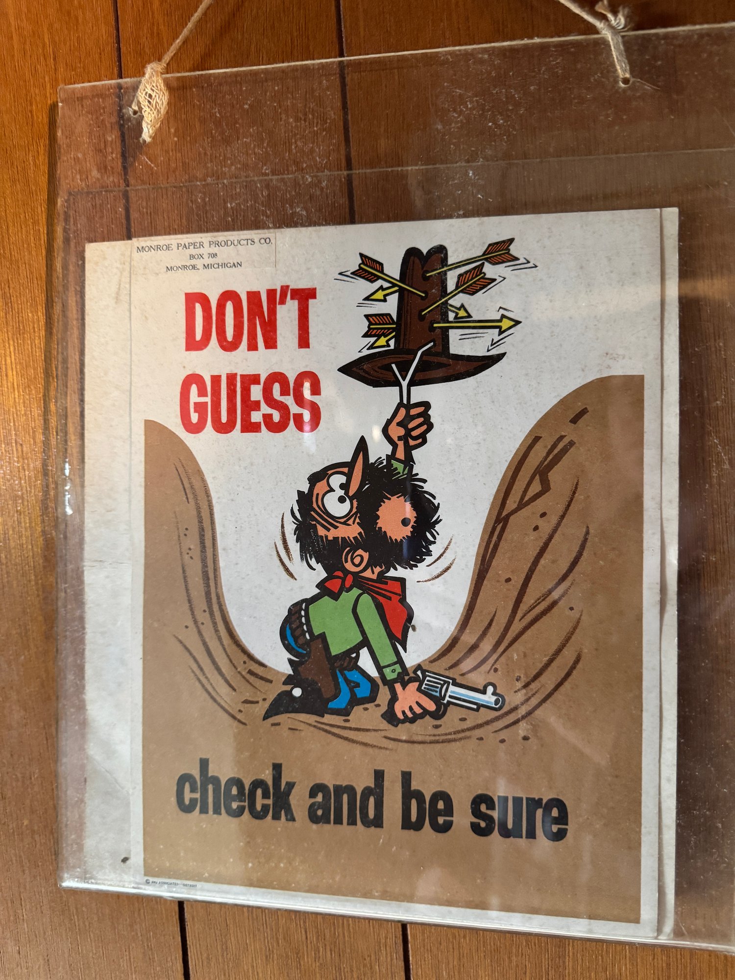 Vintage Dont Guess Check And Be Sure Advertising #24164 | Auctionninja.com
