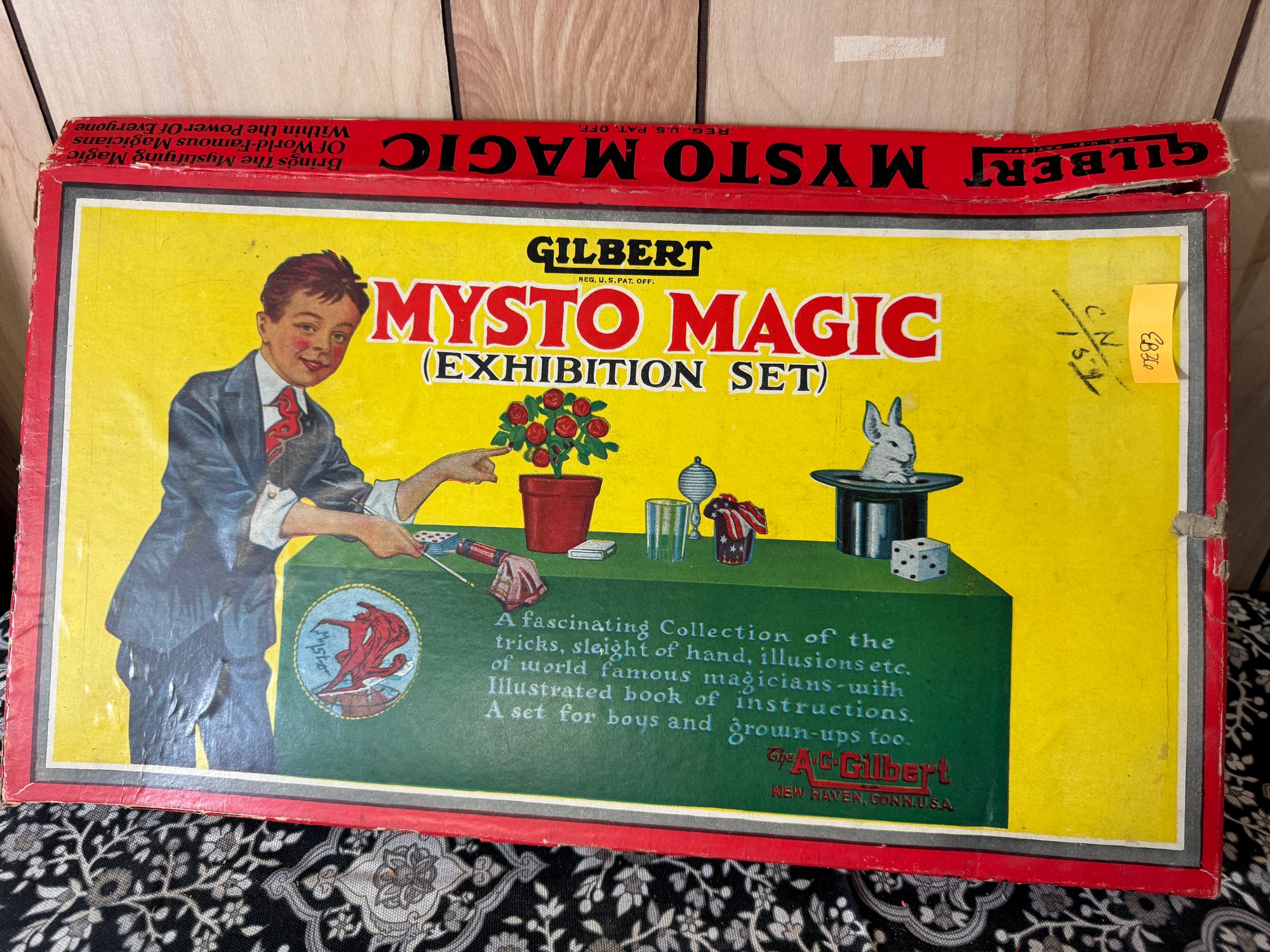 Gilber Mysto Magic Exhibition Set Rare Vintage Set #19320 ...