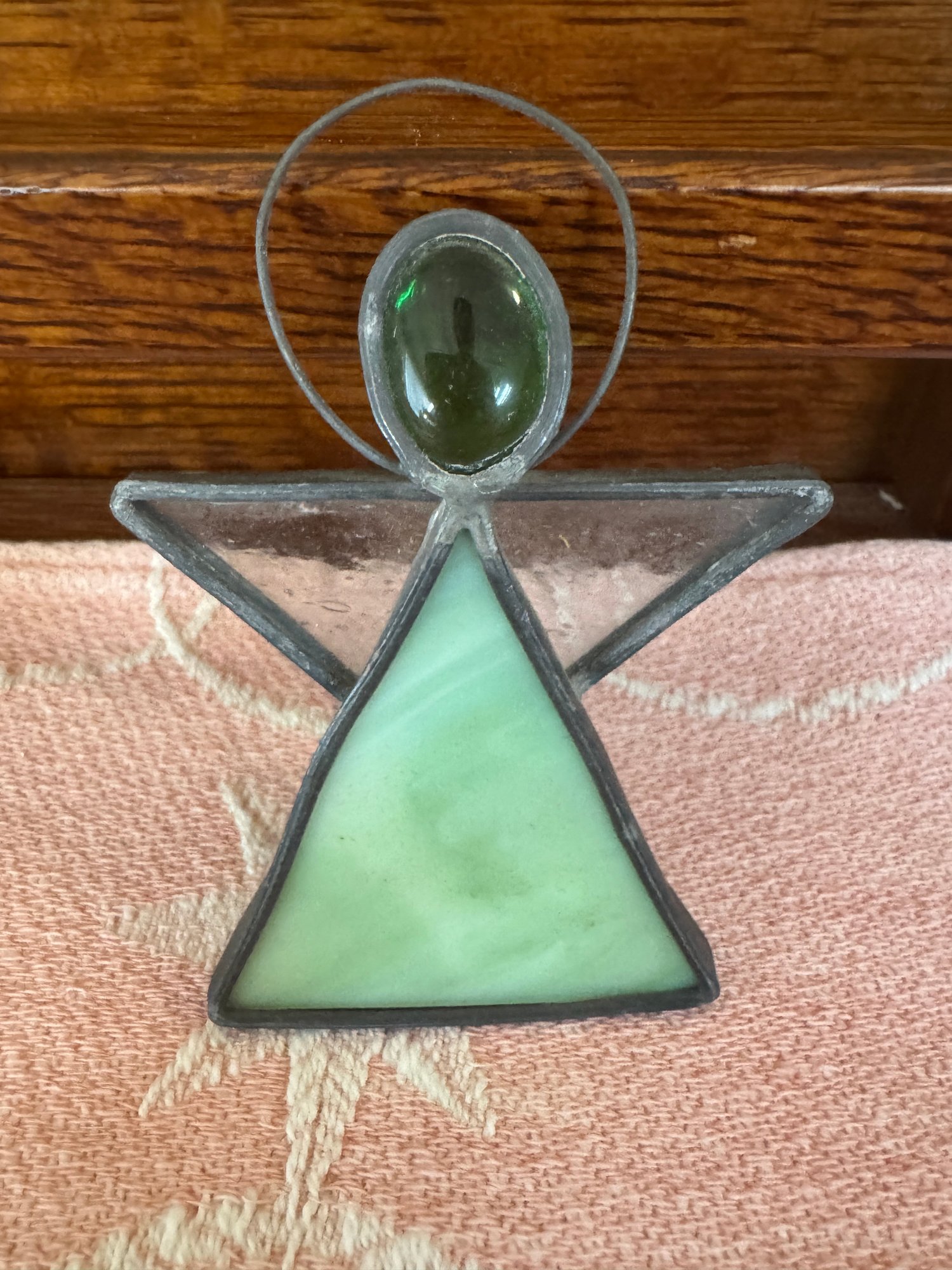 Stained Glass Angel Figurine #36469 | Auctionninja.com