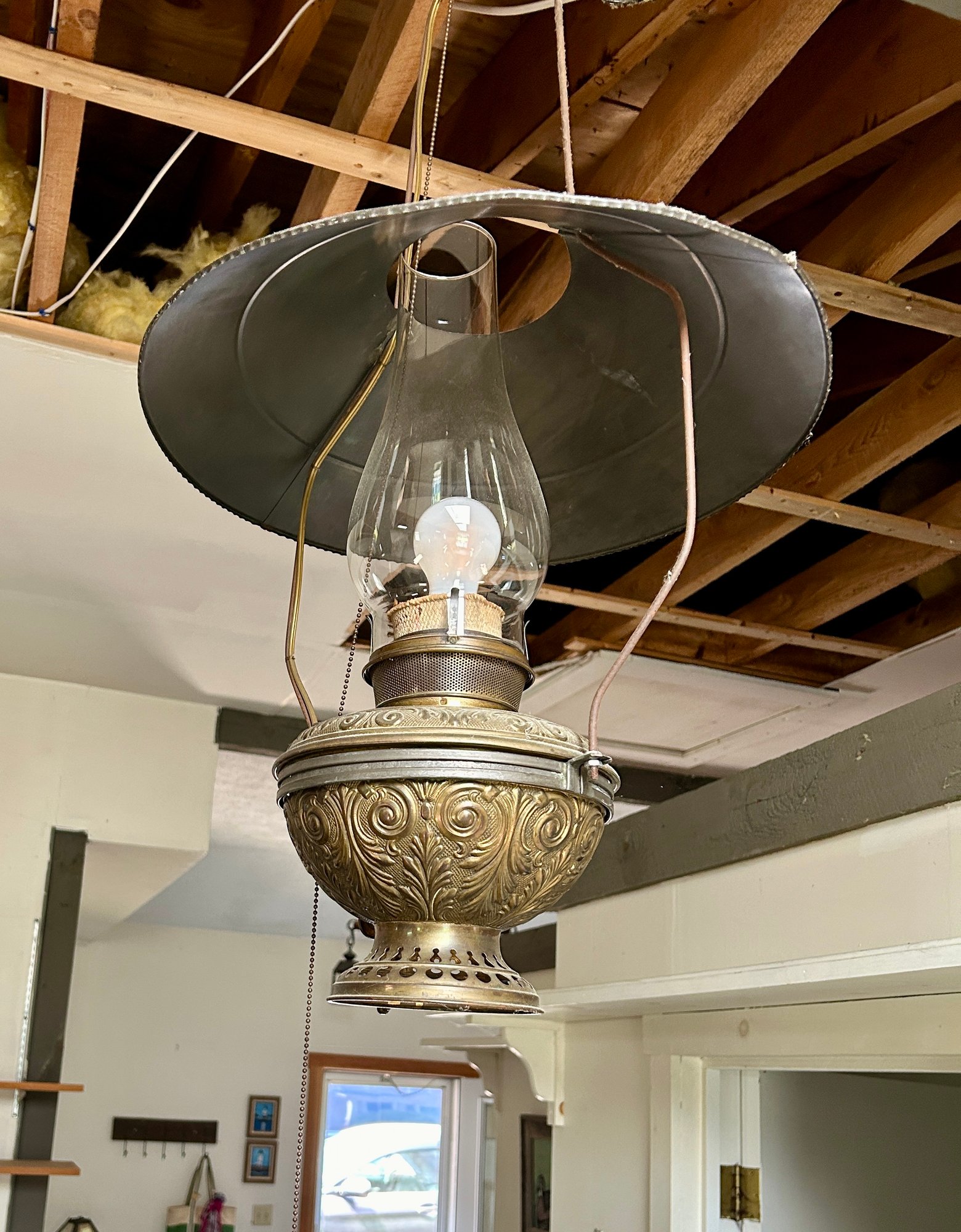 Large Electrified Hanging Country Store Oil Light - 33 Inches #5028 ...