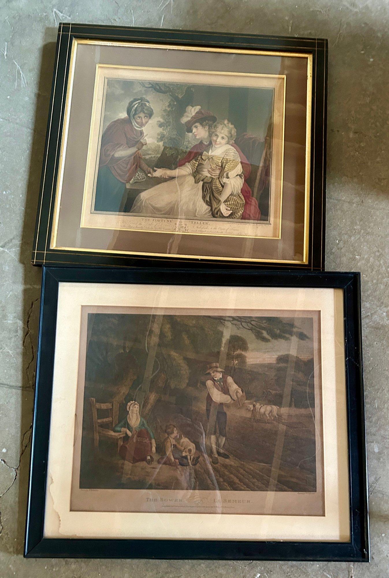 Two Early Prints - 25x27 And 24x28 - The Fortune Teller #5032 ...