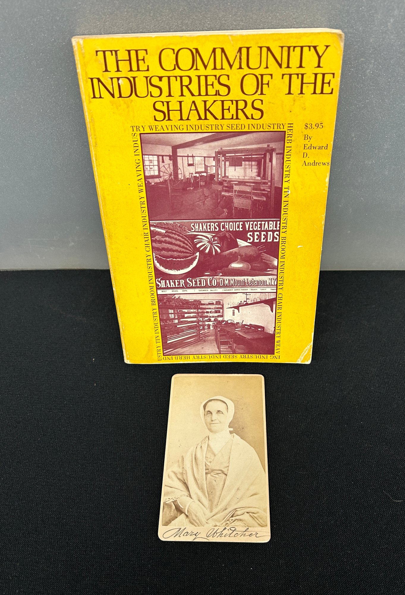 Early Photograph Of Shaker Woman And Book #5074 | Auctionninja.com