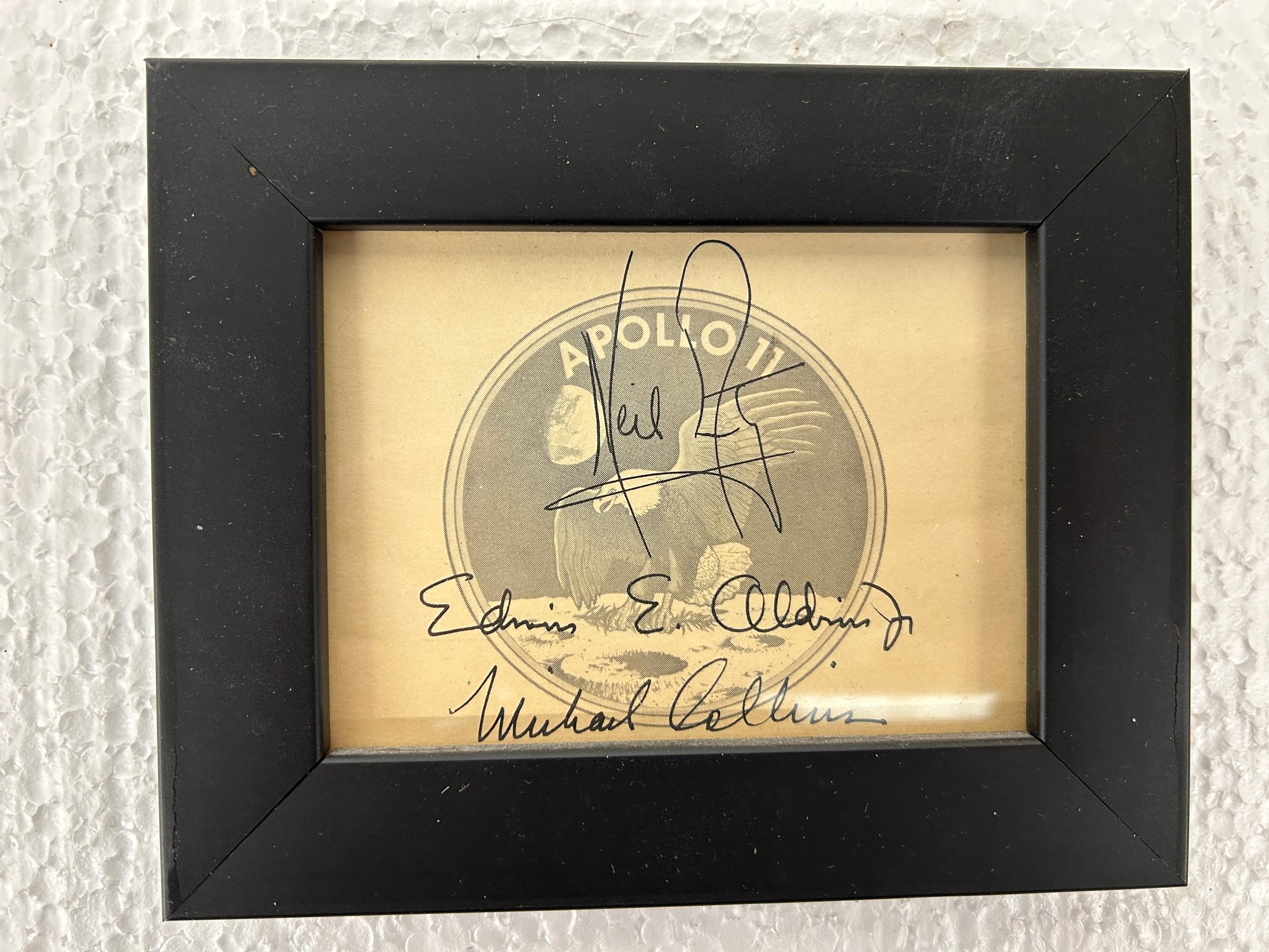 Autograph Card From Apollo 11 - Neil Armstrong, Buzz Aldrin, Michael ...